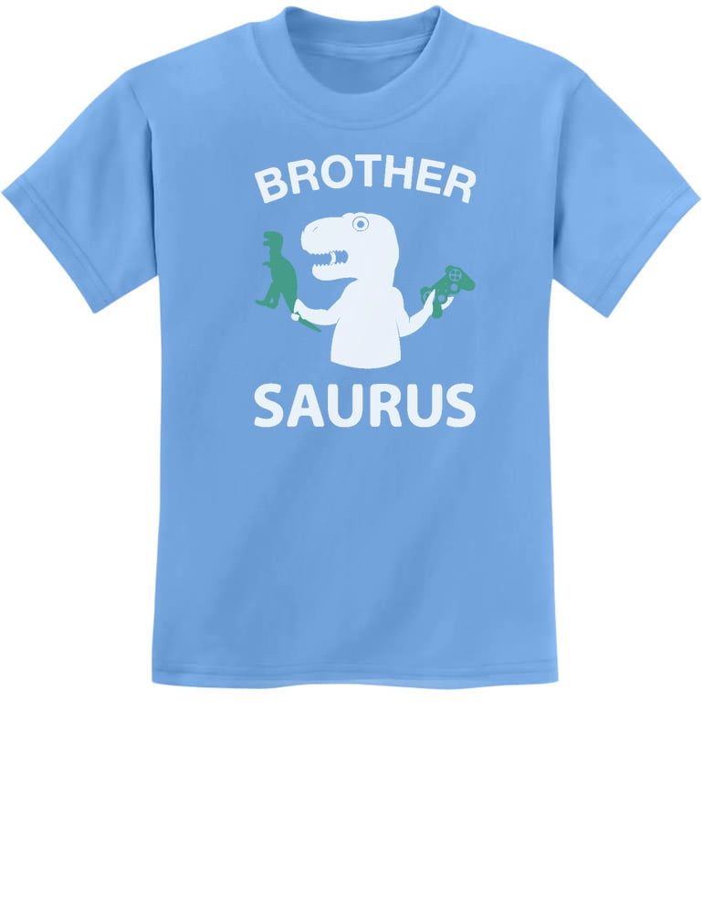Tstars "Brother Saurus" Tee for Boys: Perfect T-Rex Themed Big Brother ...