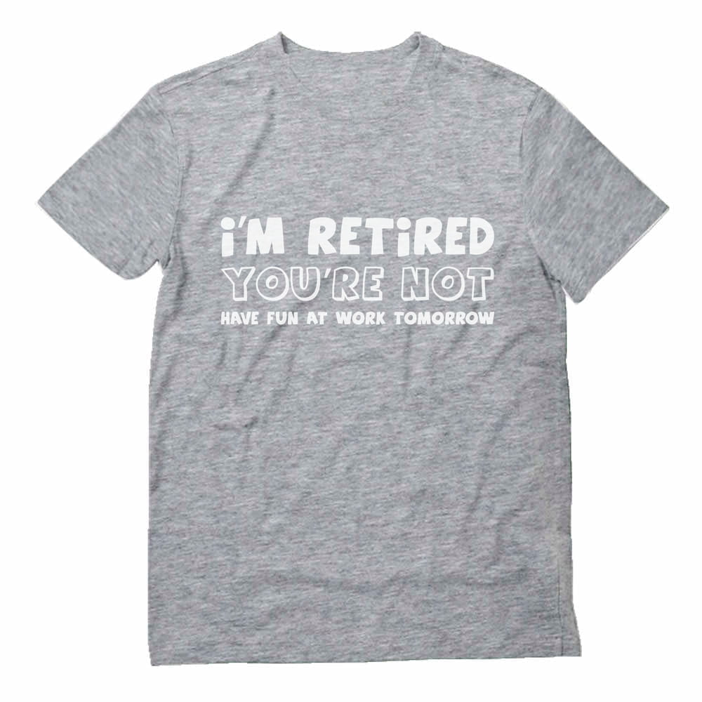 Tstars Men's Humorous Retired T-Shirt - Ideal Father's Day, Birthday ...
