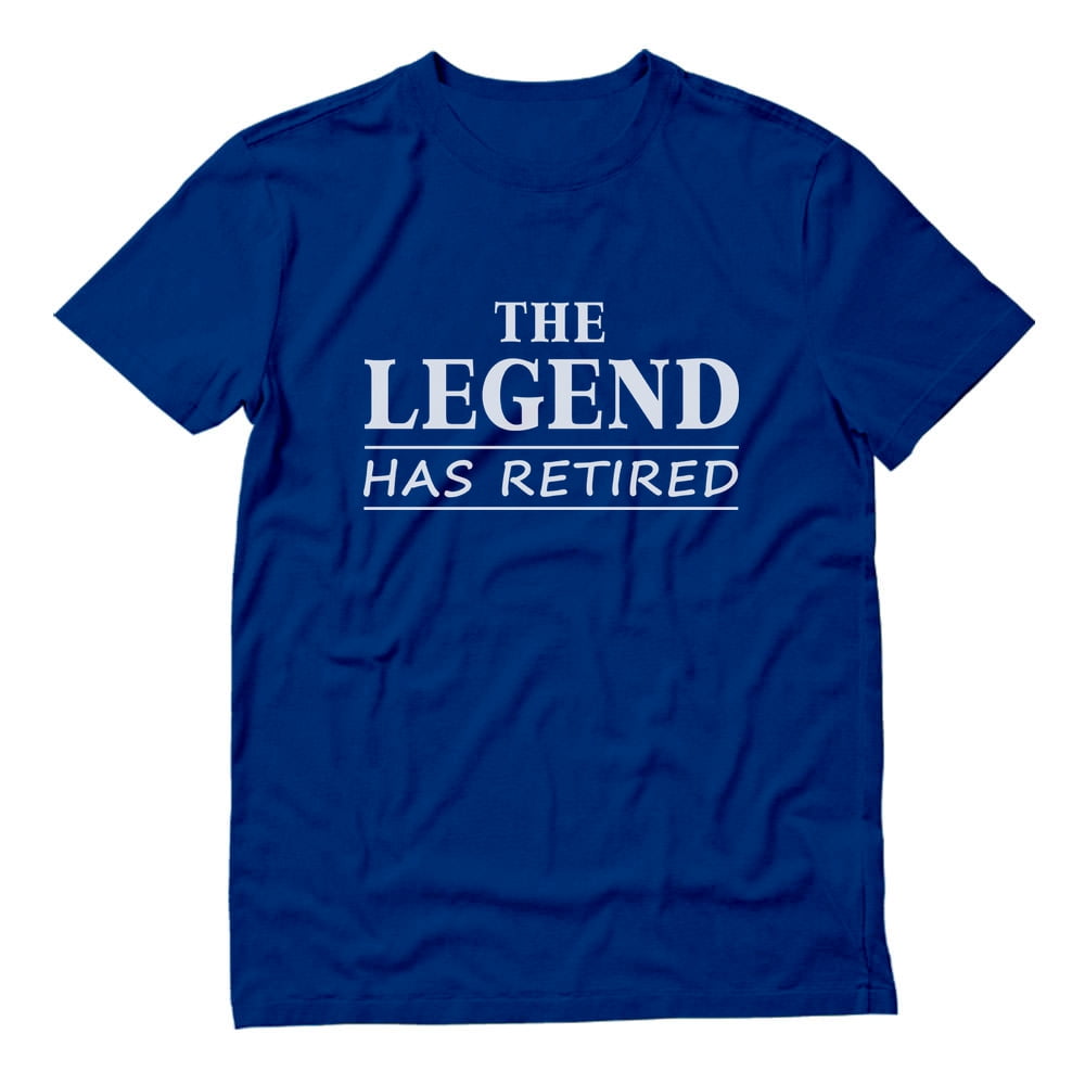 Tstars Men's Retirement Tshirt - The Legend Has Retired Tee - Humorous ...