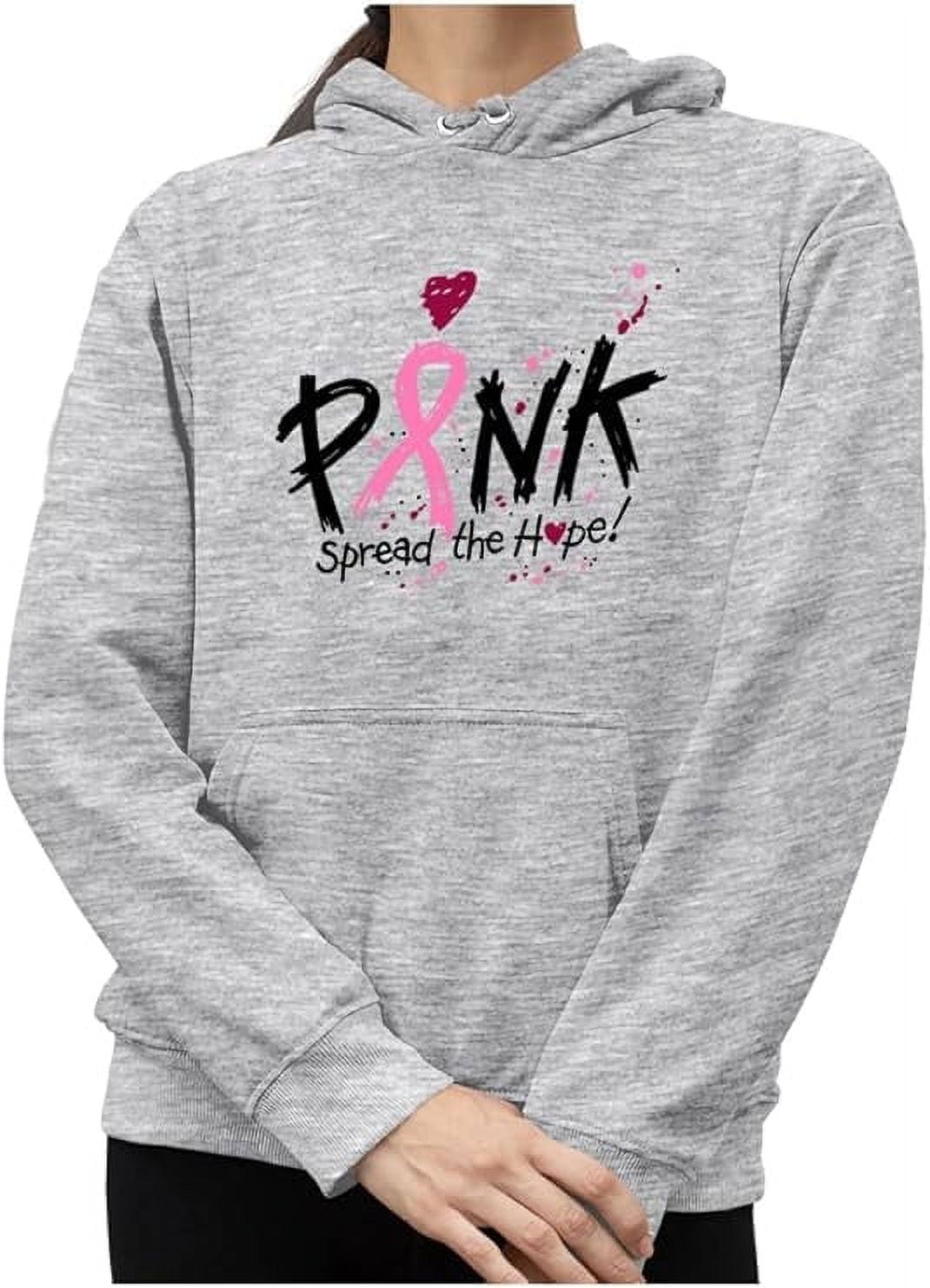 Tstars Women’s Breast Cancer Awareness Hoodie – Spread the Hope Pink ...