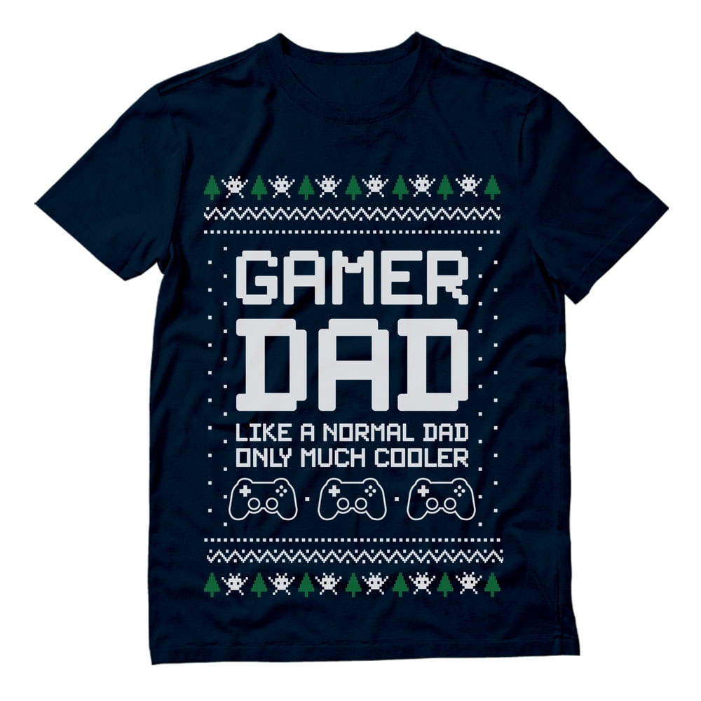 Tstars Men's Ugly Christmas T-Shirt – Funny Gamer Dad Gift for Husband ...