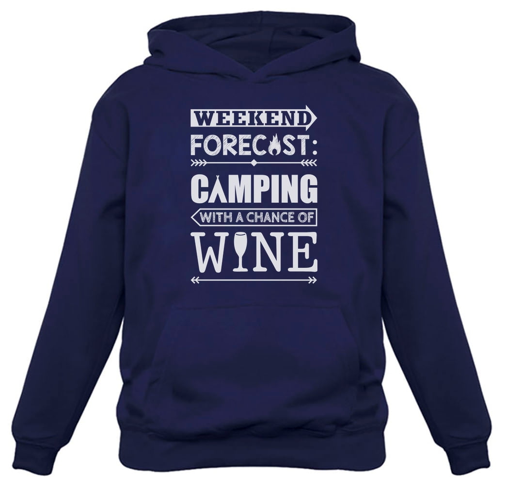 Tstars Women's Camping Enthusiast Hoodie: Comfy & Warm, Perfect for Winter Camp Outings, Wine ...