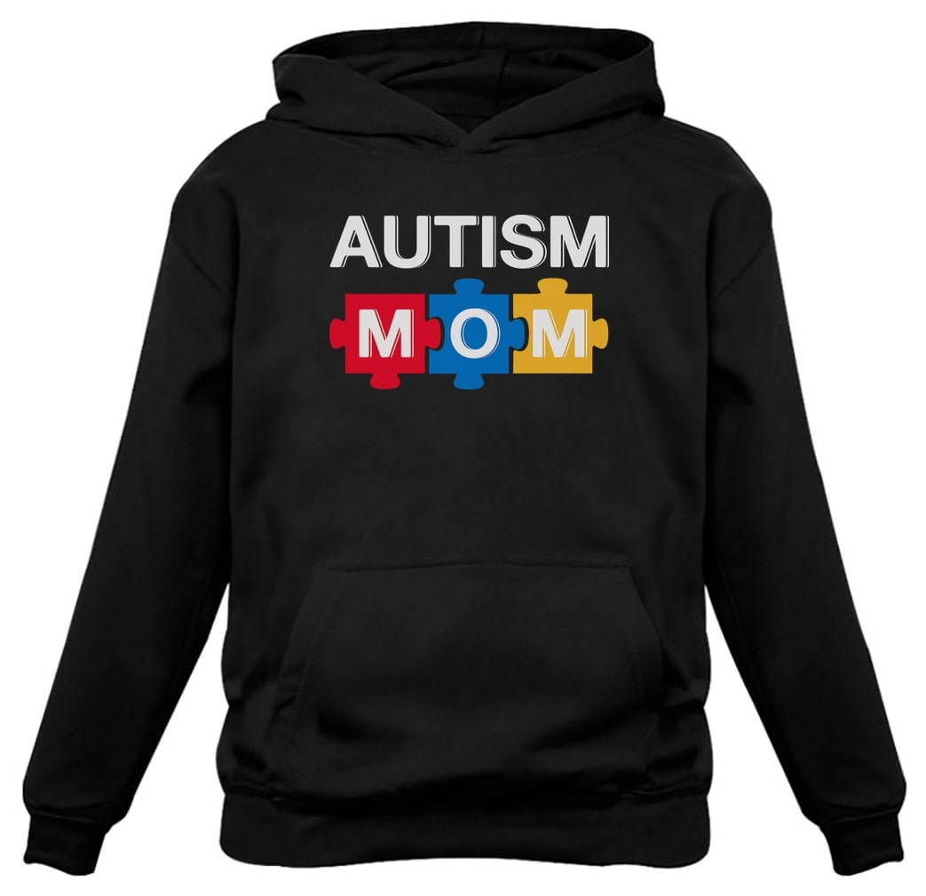 Tstars Womens Autism Mom Hoodie Autism Awareness Proud Mother Autistic ...