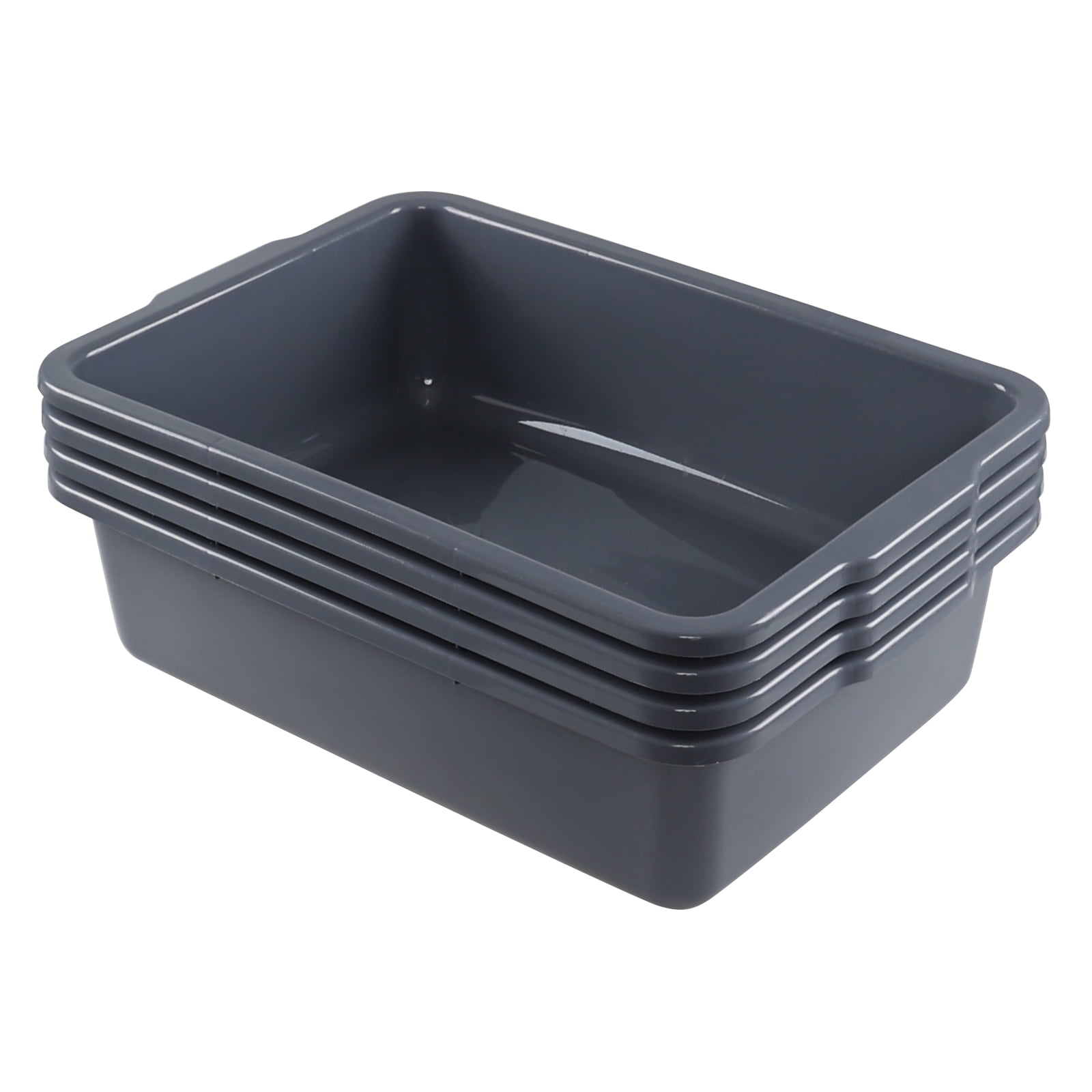 Tstorage 36 Liter Commercial Large Plastic Bus Box, Restaurant Bus Tubs ...