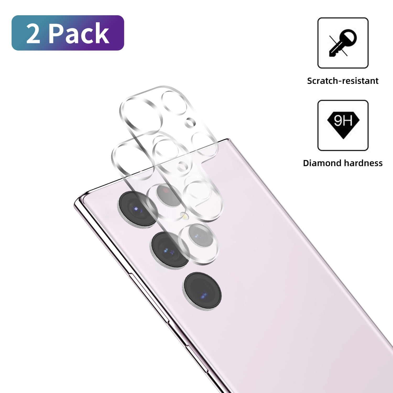 Tsuinz 2Pcs Camera Lens Protectors for Samsung Galaxy S23/S23 Plus/S23 ...