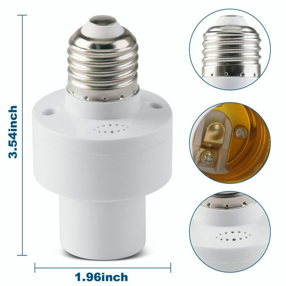 Shop Light Socket Motion Sensor Adapters for Indoor and Outdoor Use