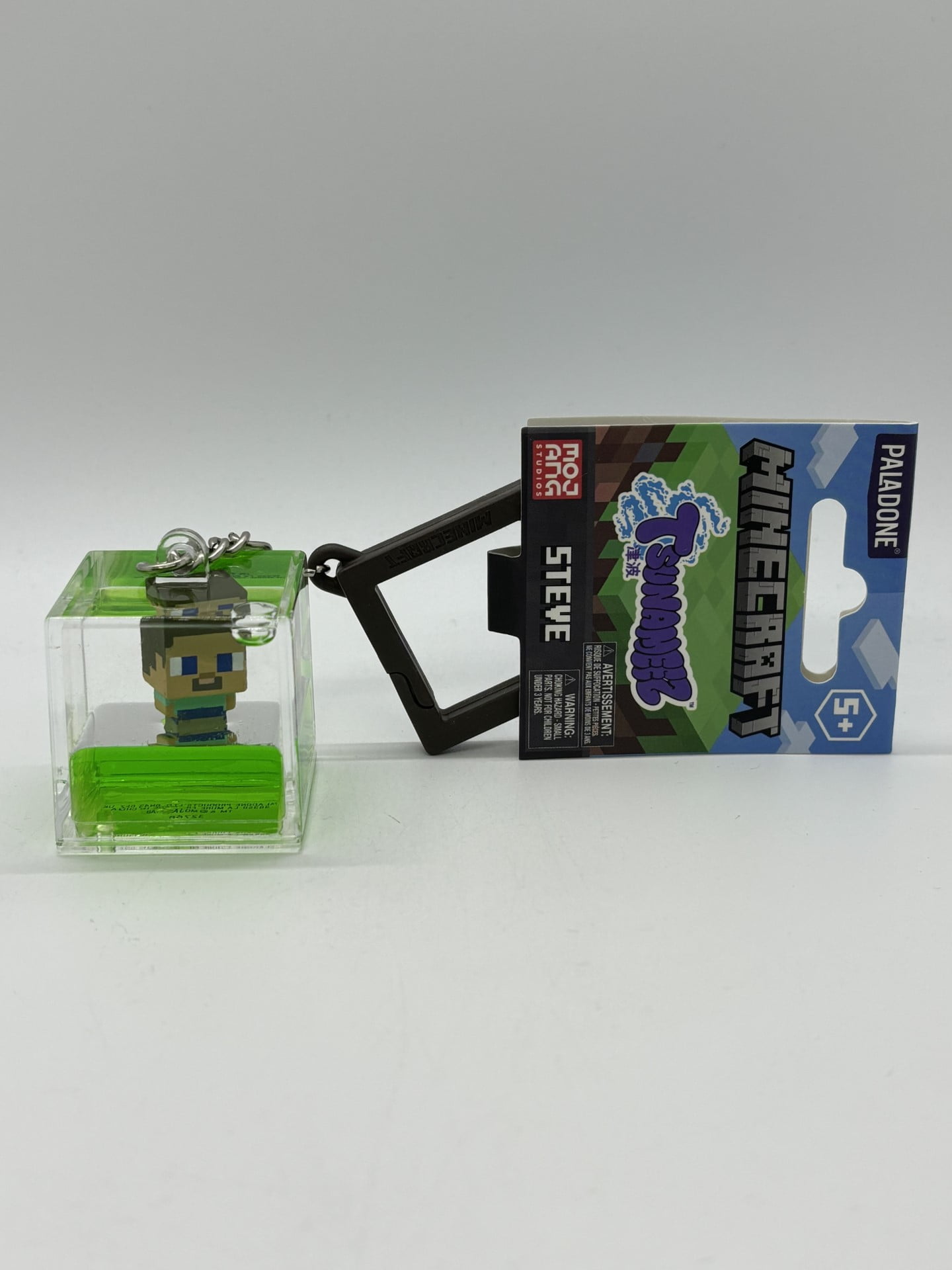Tsunameez Minecraft Cube Steve Water Keychain Figure - Walmart.com
