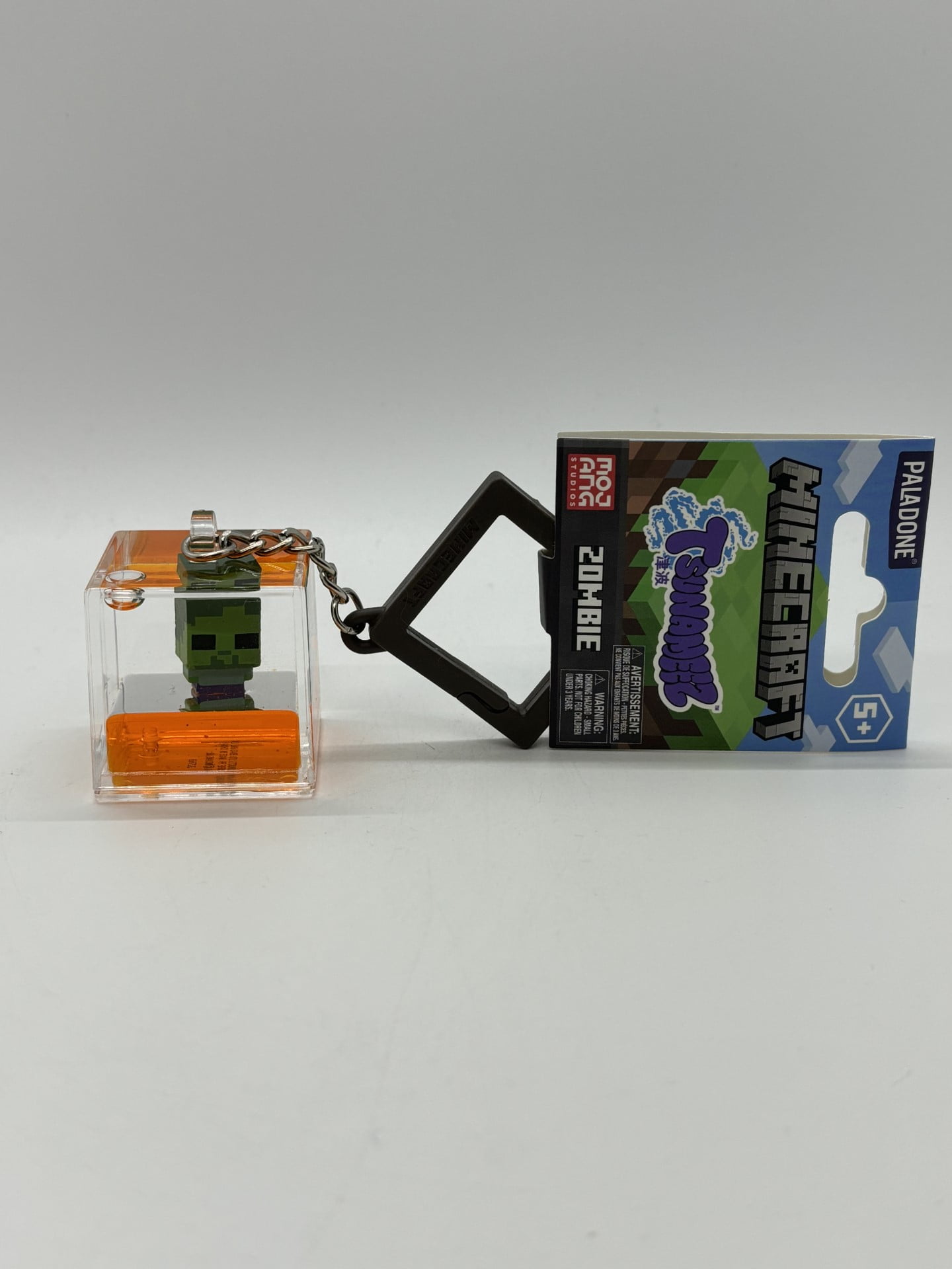Tsunameez Minecraft Cube Zombie Water Keychain Figure - Walmart.com
