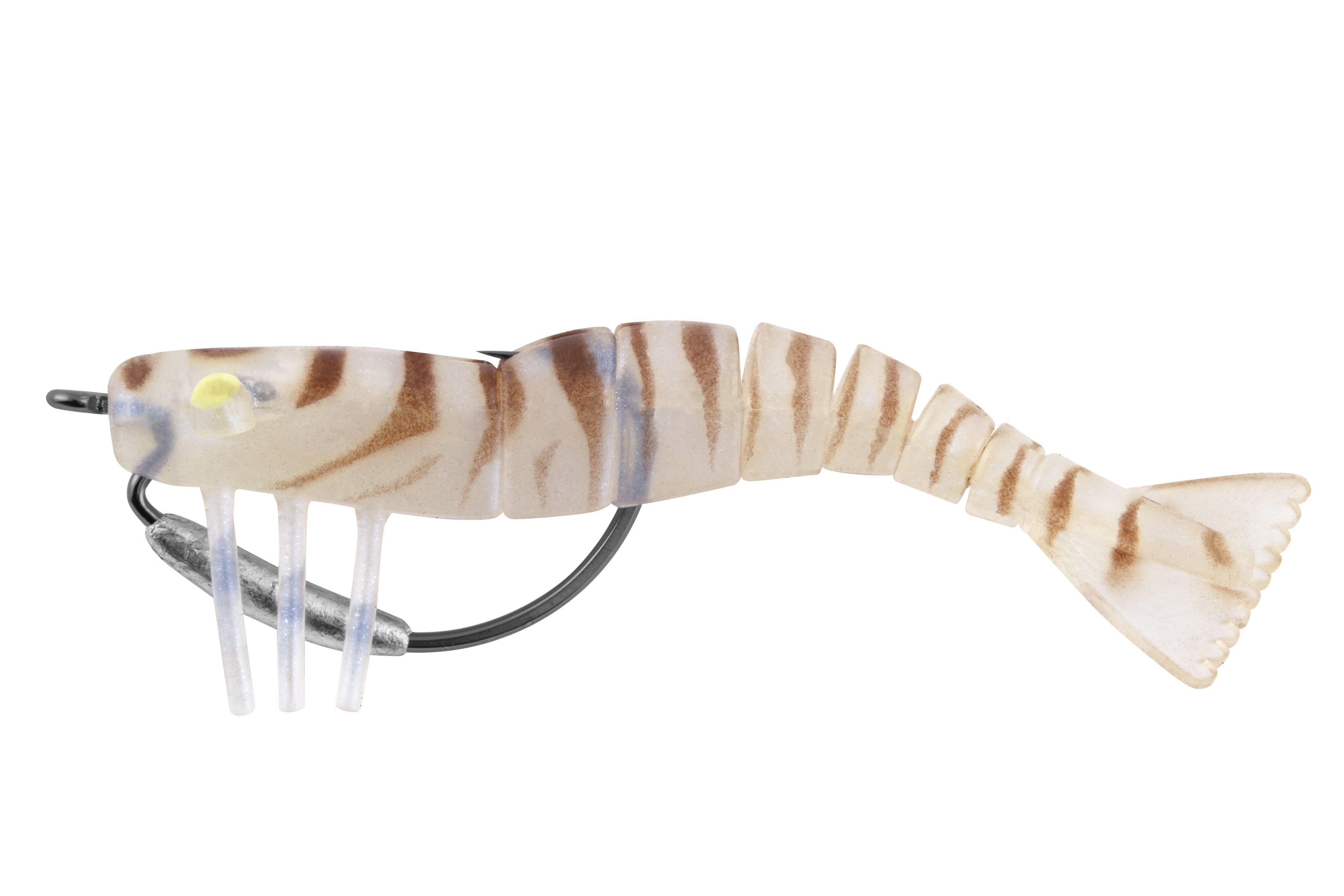 Tsunami 3 Inch Tough Tail Shrimp Softbait Tiger Saltwater Fishing Lure ...