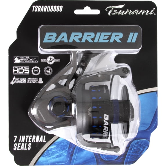 Tsunami Barrier II 8000 Spinning Reel - Tsunami Fishing Gear - Walmart.com