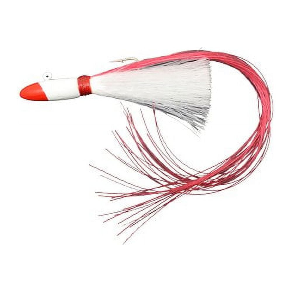 Tsunami Buster Red Tail Jig, Red & White, 3/4 oz - Walmart.com