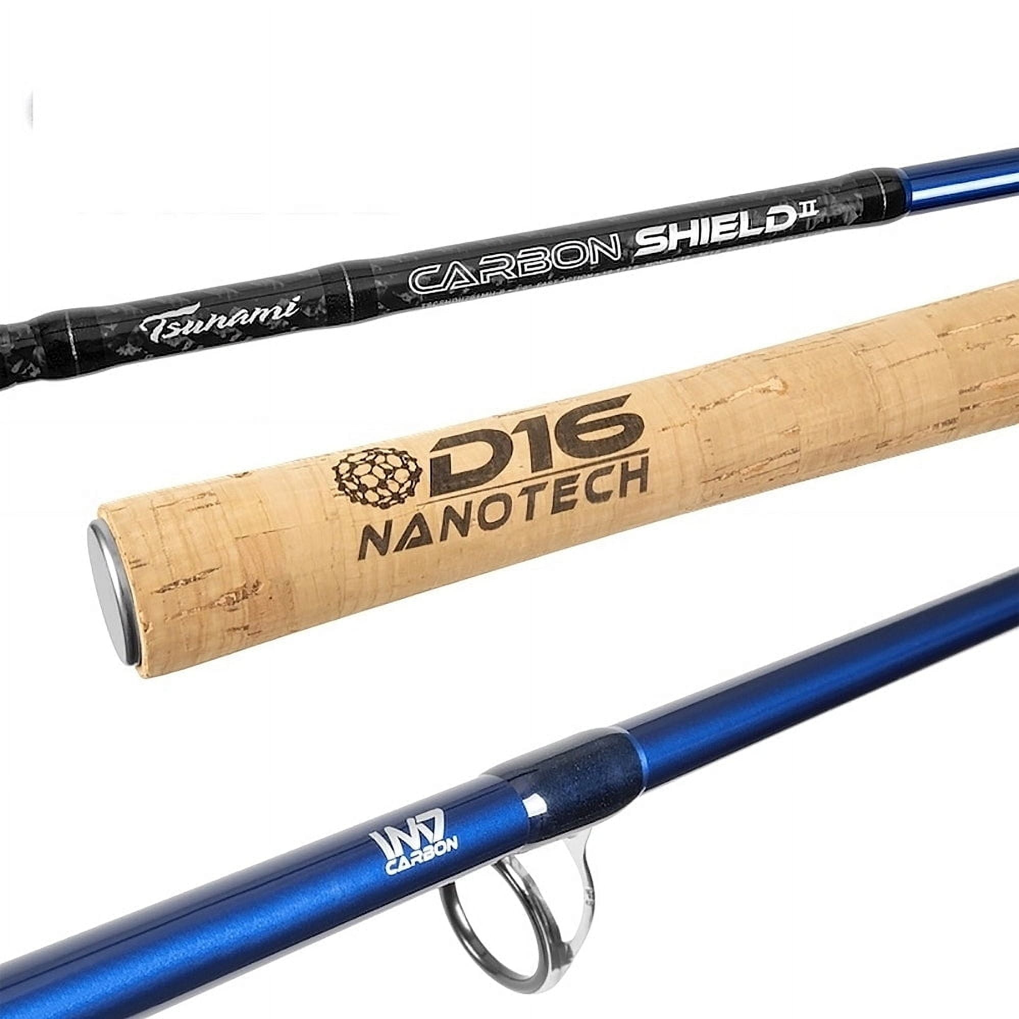 Tsunami Carbon Shield II Boat Cast CII701XH - Blue Casting Rod ...