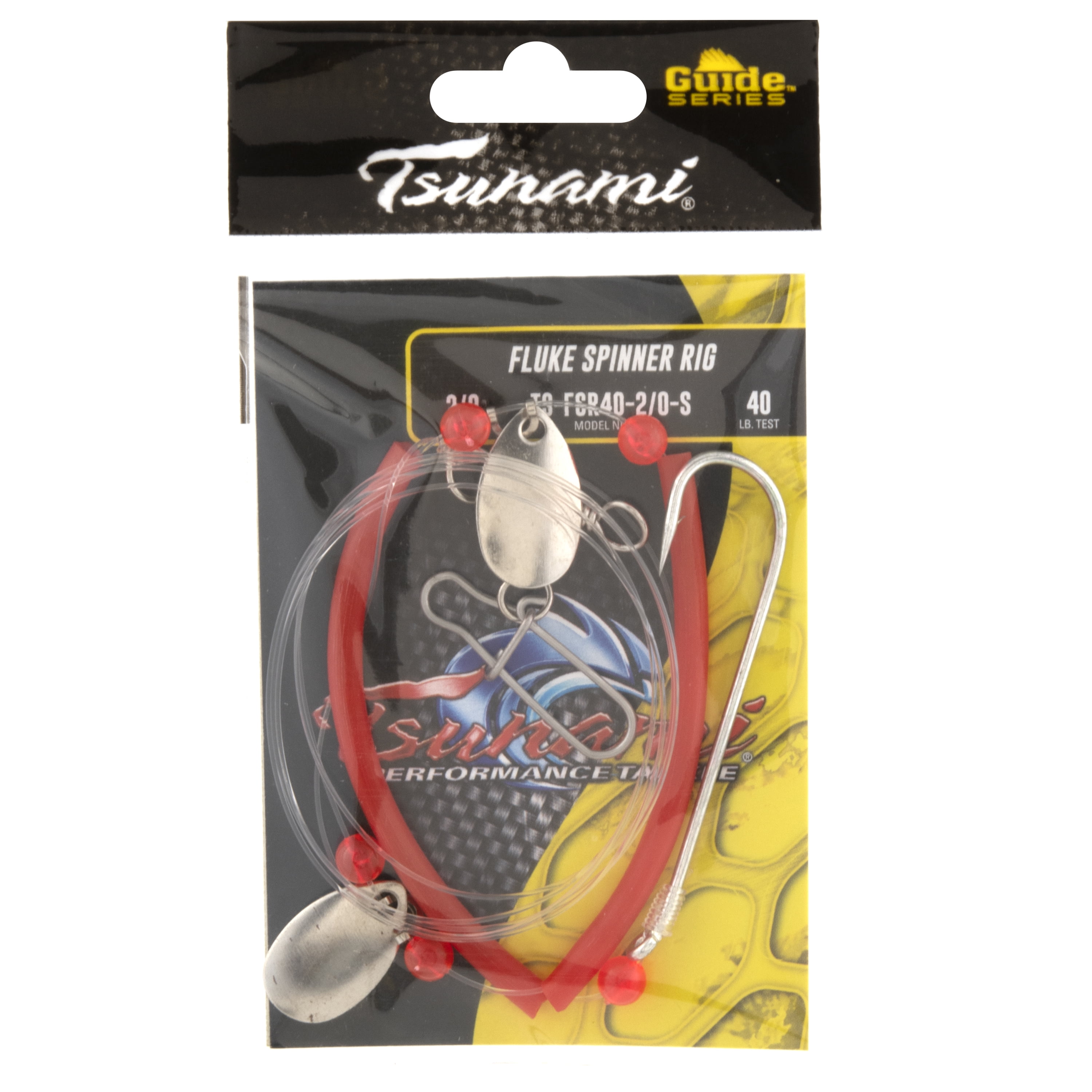 Tsunami Fluke Spinner Rig-2/0-silver-40l - Walmart.com