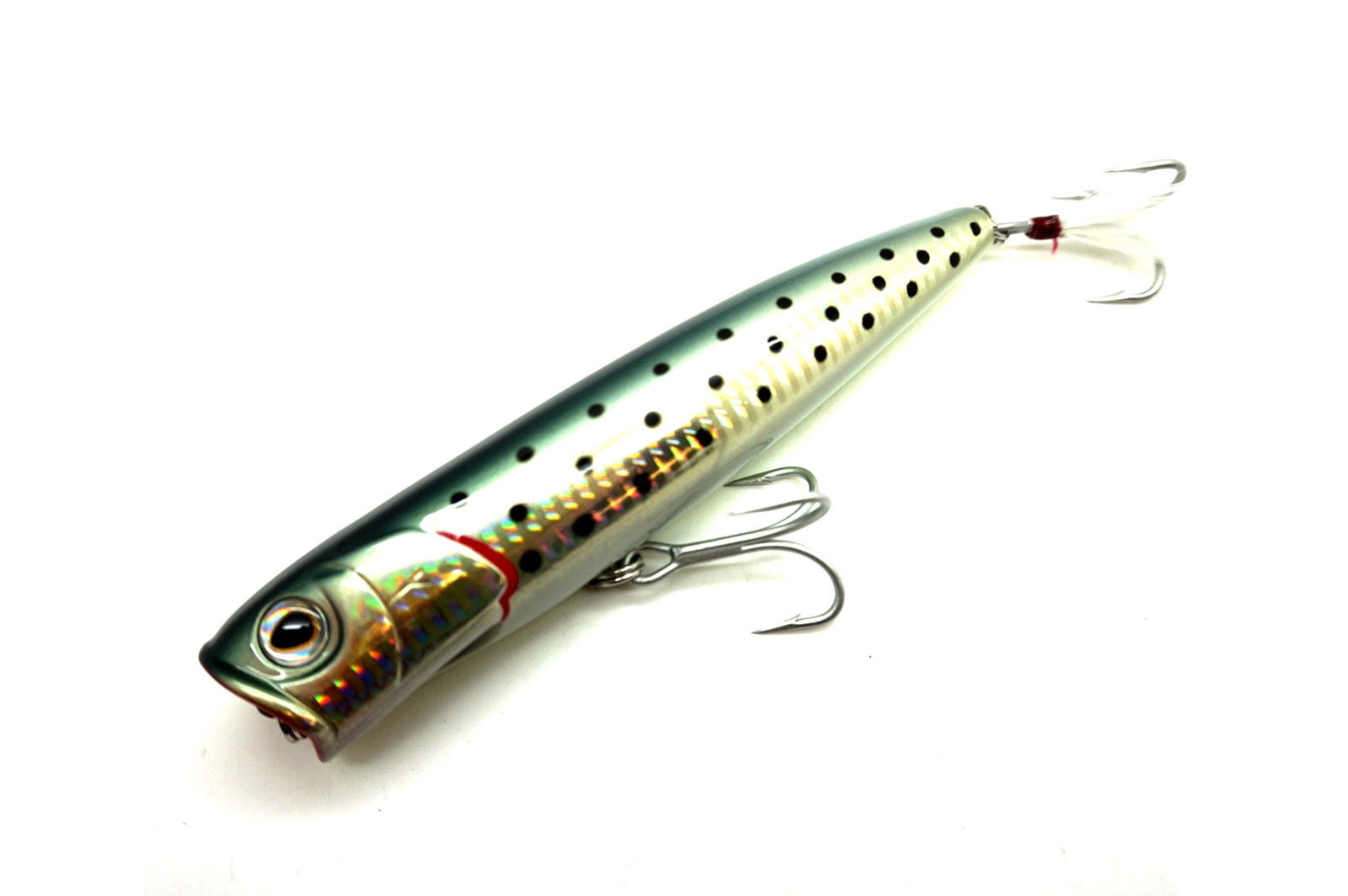 Tsunami Ported Pencil Popper 6" GT Striper Surf Lure TSP6PF-200 Smokey ...