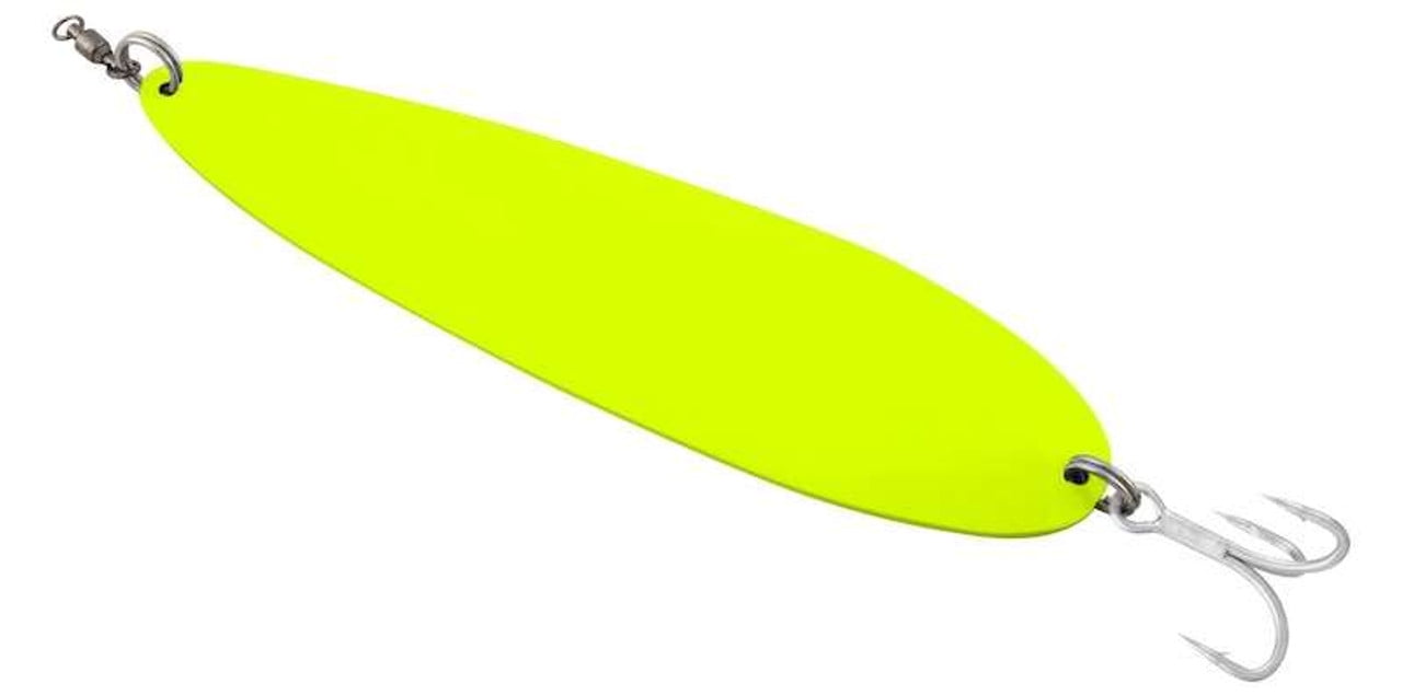 Tsunami Pro Flutter Spoon 11" - Heavy (7.75oz) Chartreuse - Walmart.com