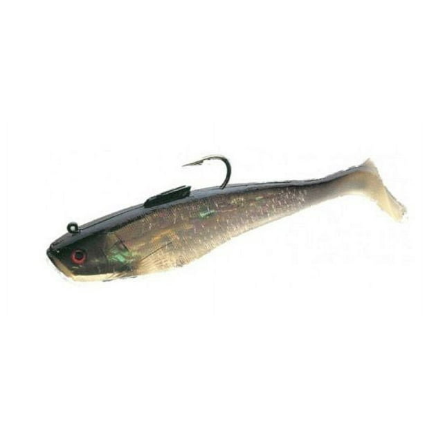 Tsunami Pro Swim Shad Holographic Swim Bait 7" SS7 Black Back - Walmart.com
