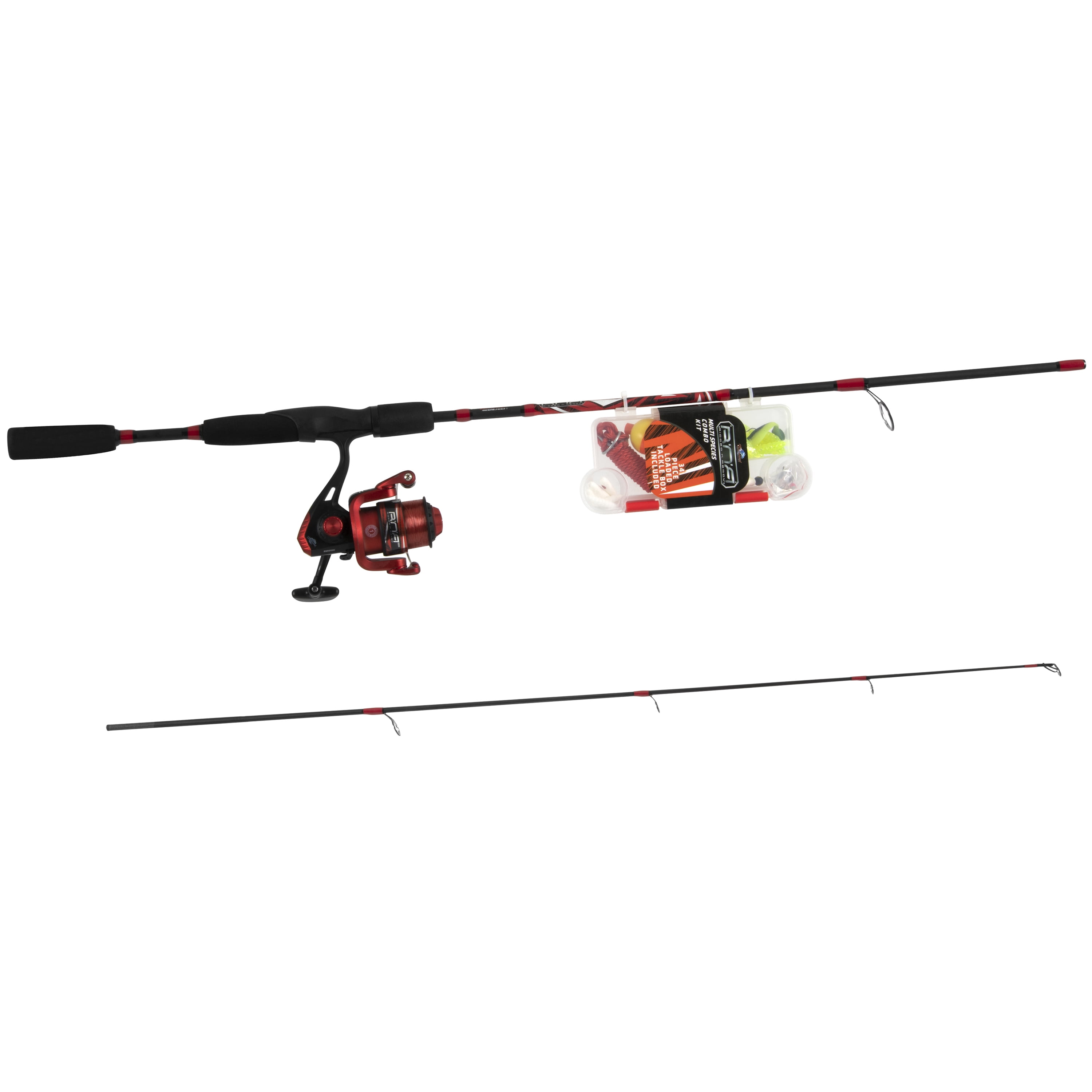Free Shipping! Tsunami Rigged N' Ready Spinning Rod and Reel Combo Kit ...