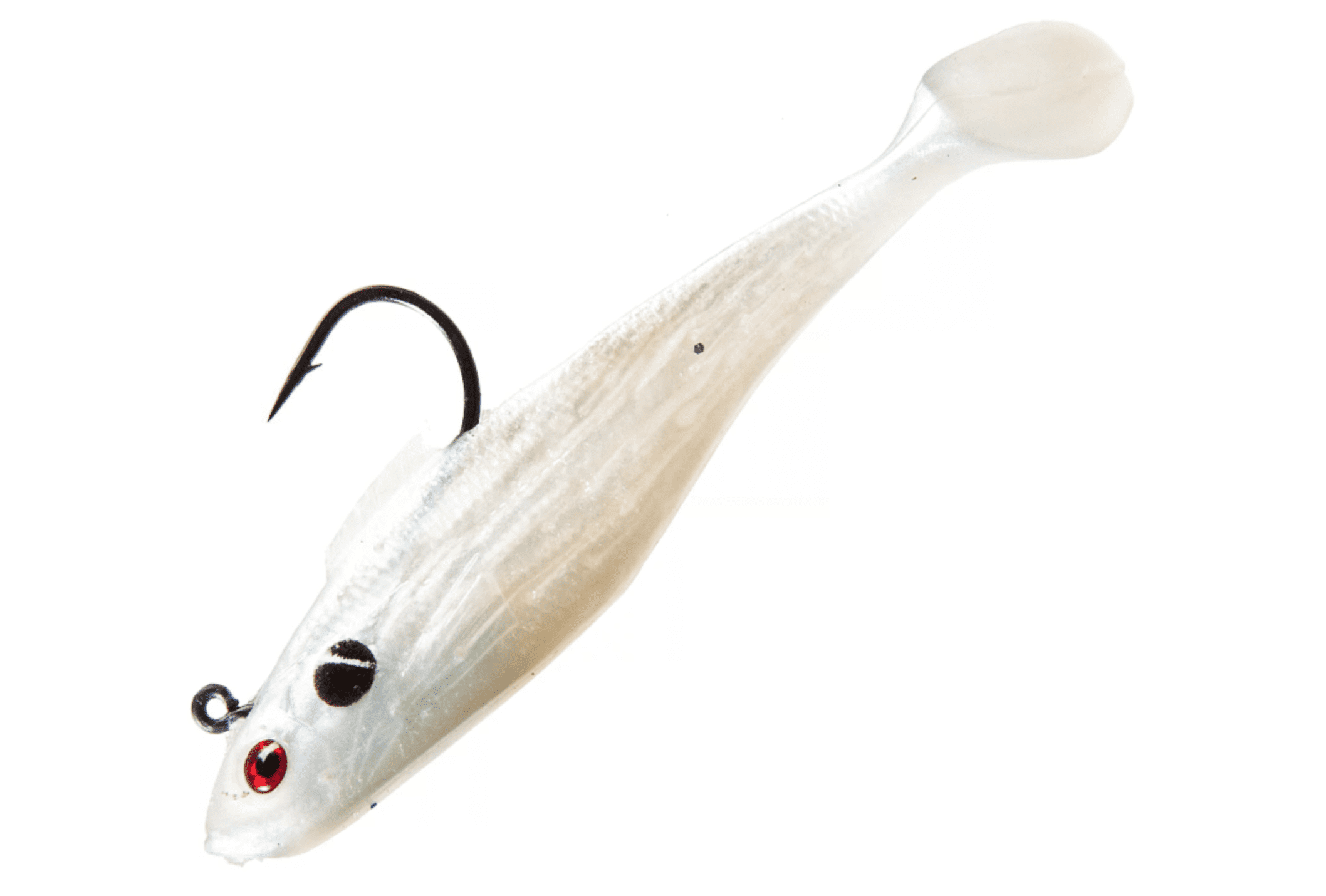 Tsunami SS3-6-31 Pro Swim Shad Holo Swim Bait, 3", 6pk, Pearl/Spot ...