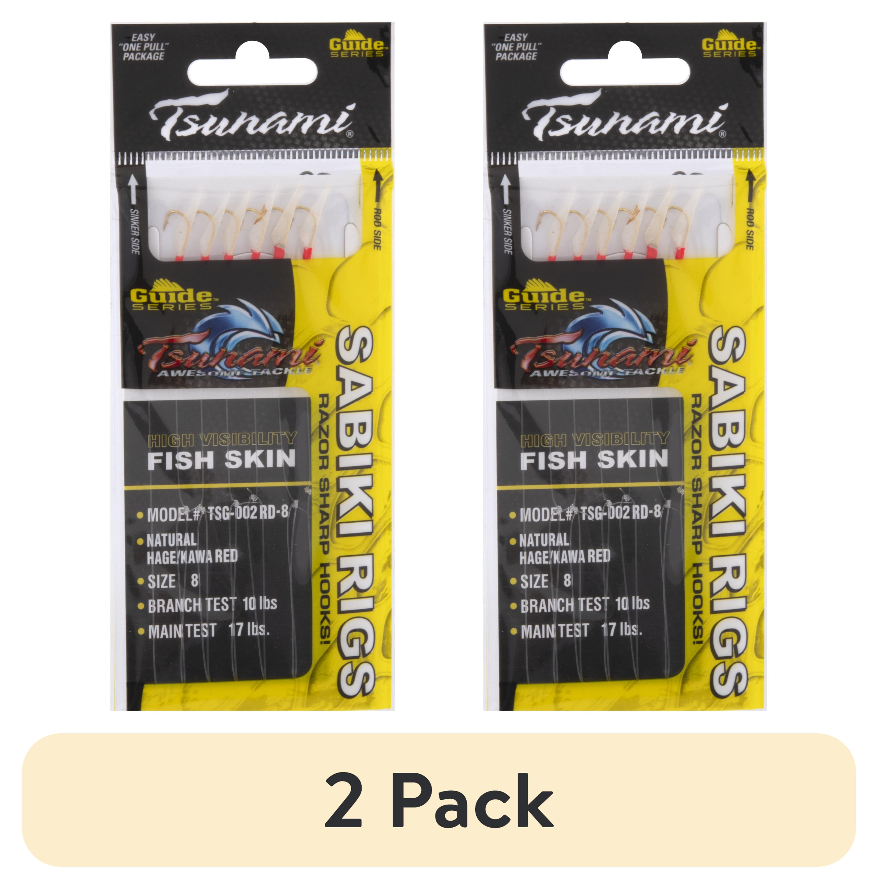 (2 pack) Tsunami Sabiki Rig Fishing Hooks - Walmart.com