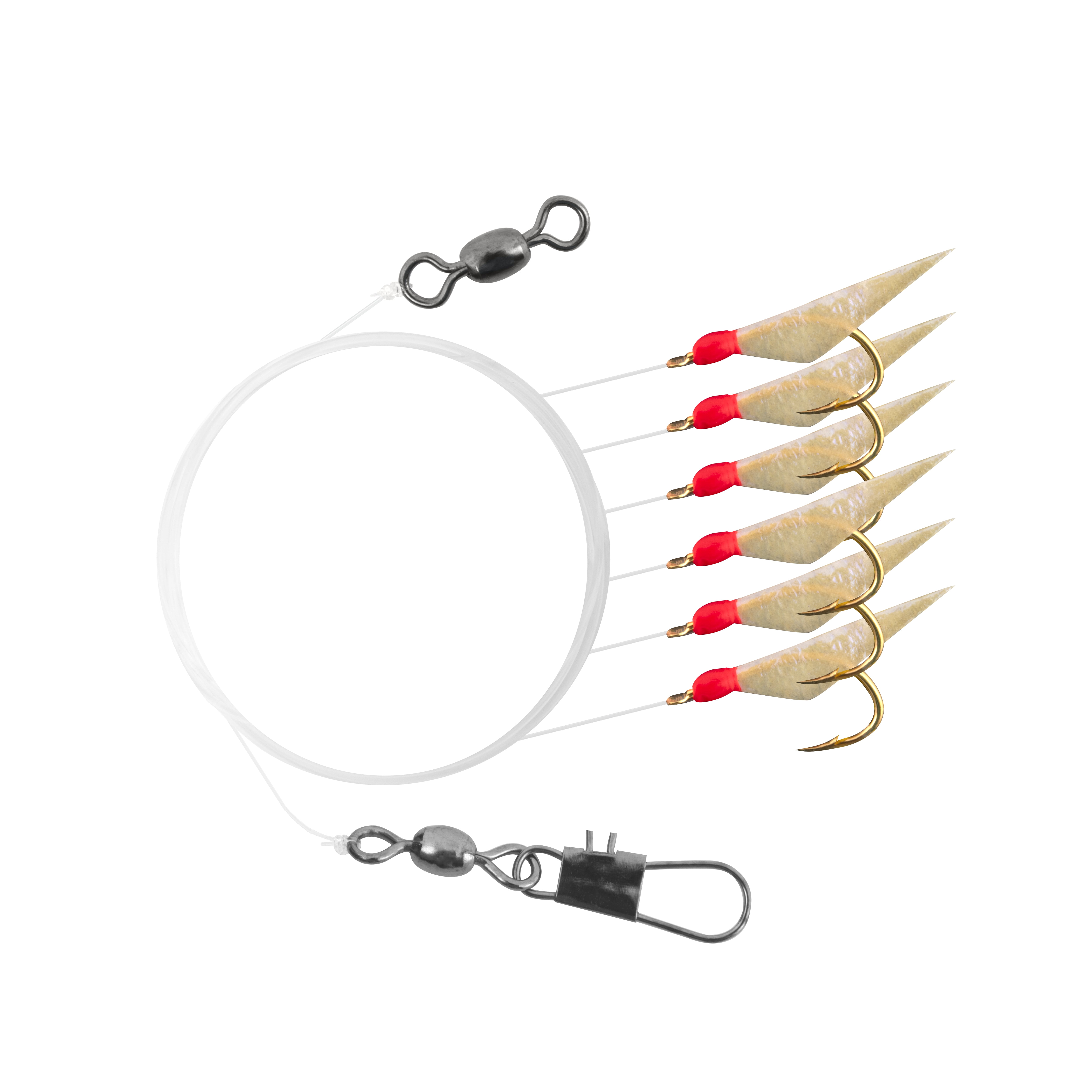 Tsunami Sabiki Rig - Iridescent Red Head - Best Bait Getter - Walmart.com