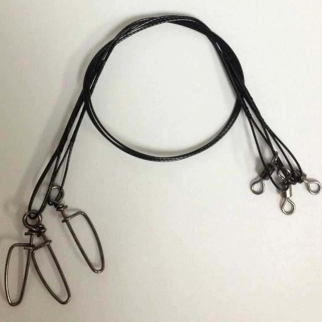 Tsunami Wire Leader, Nylon, Black, 3 pack, 45 lb./12" - Walmart.com