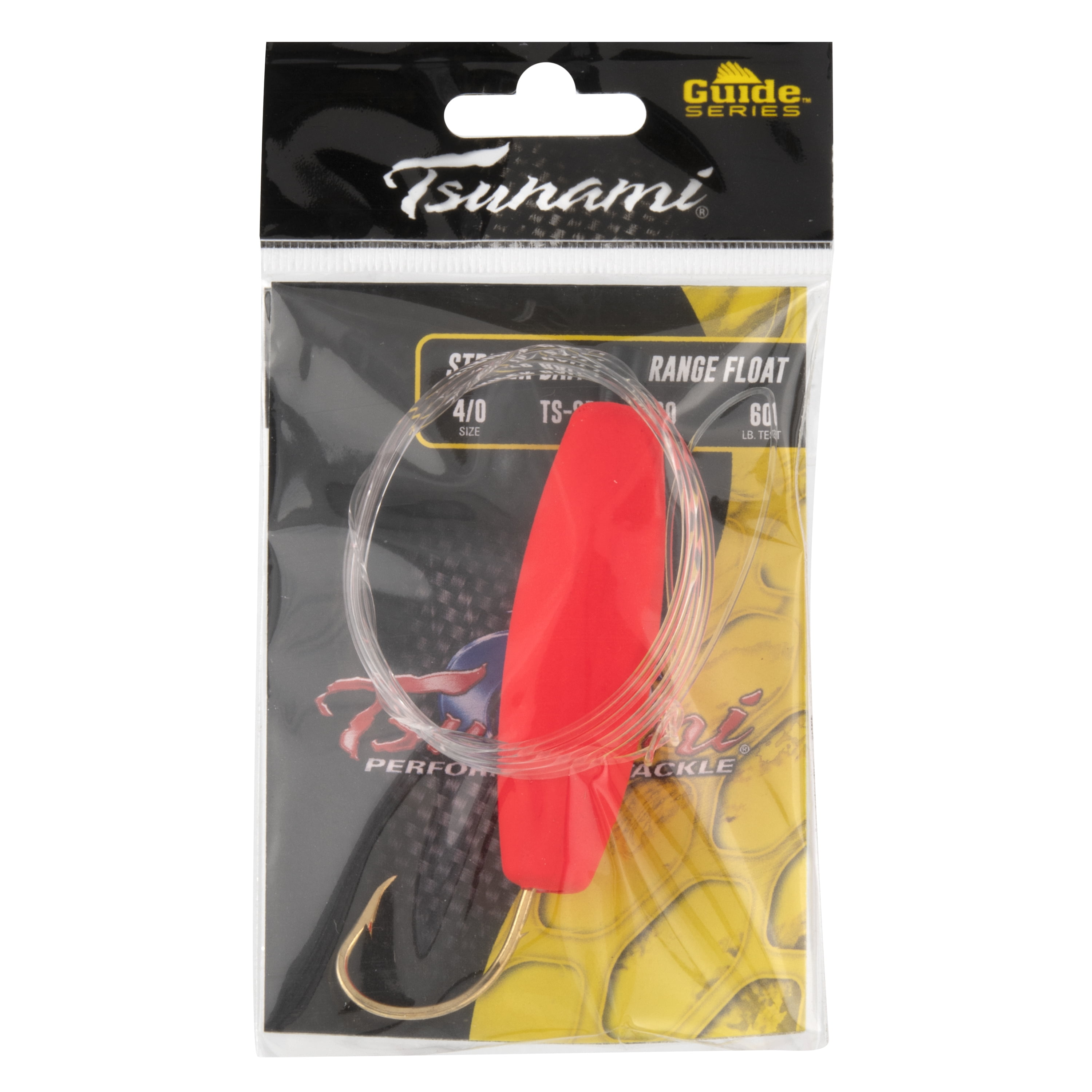 Tsunami Striper Bait Rig 4/0 Orange Float 60 Saltwater Surf Fishing ...