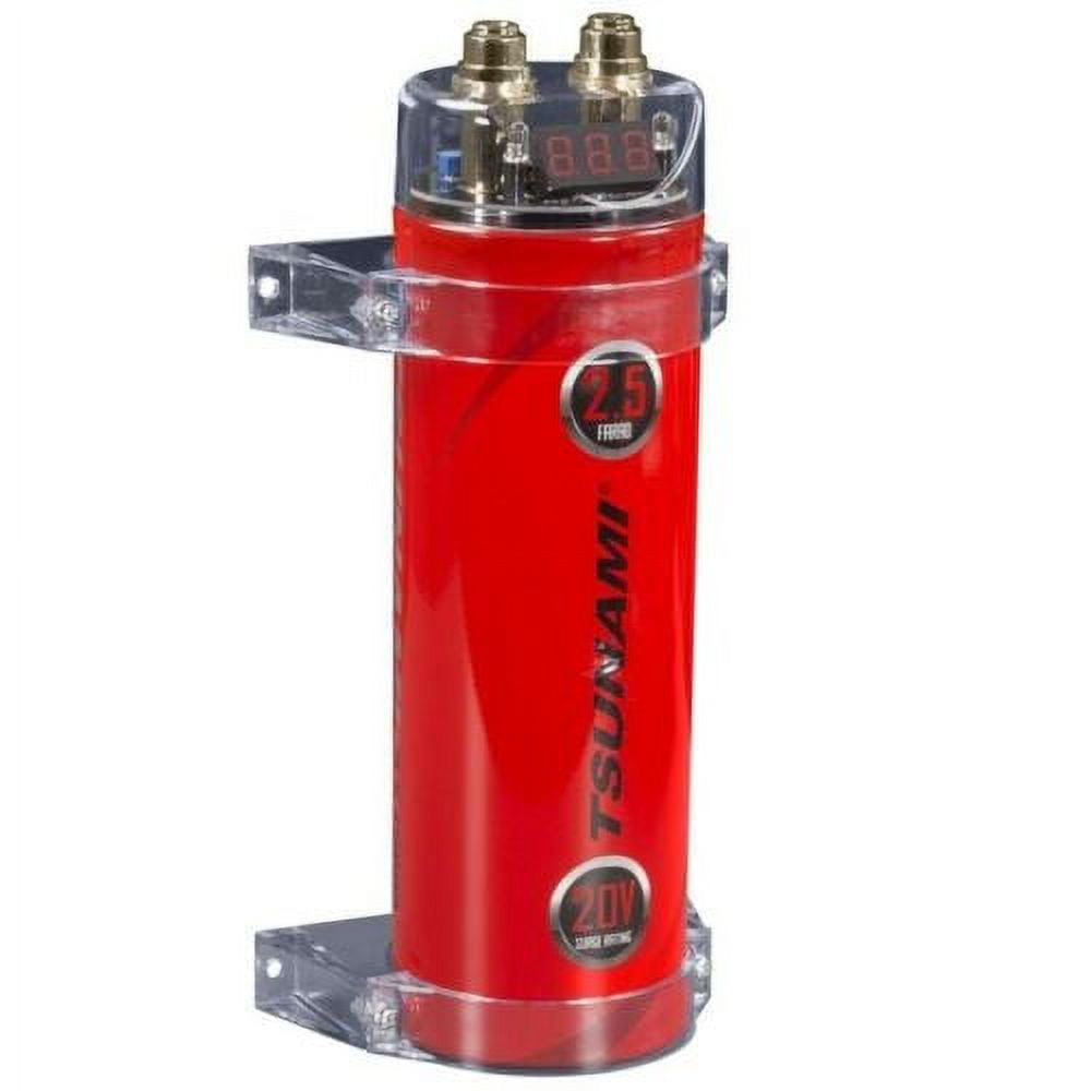 Tsunami TCAP1PB 2.5 Amp Farad Capacitor 20V Surge Rating Gold Plated ...