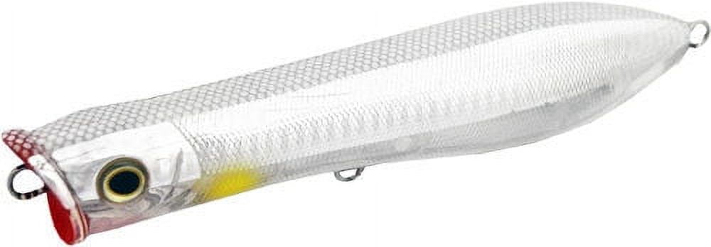 Tsunami TSTP6F-217 Talkin Pencil Popper 6" Floating Striper Lure Silver ...