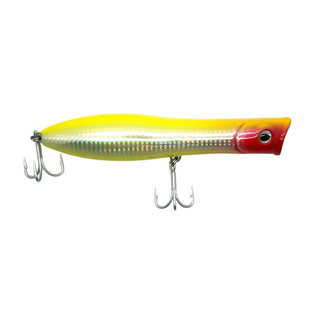 Tsunami TSTP6F-223 Talkin Pencil Popper 6" Floating Striper Lure Yellow ...