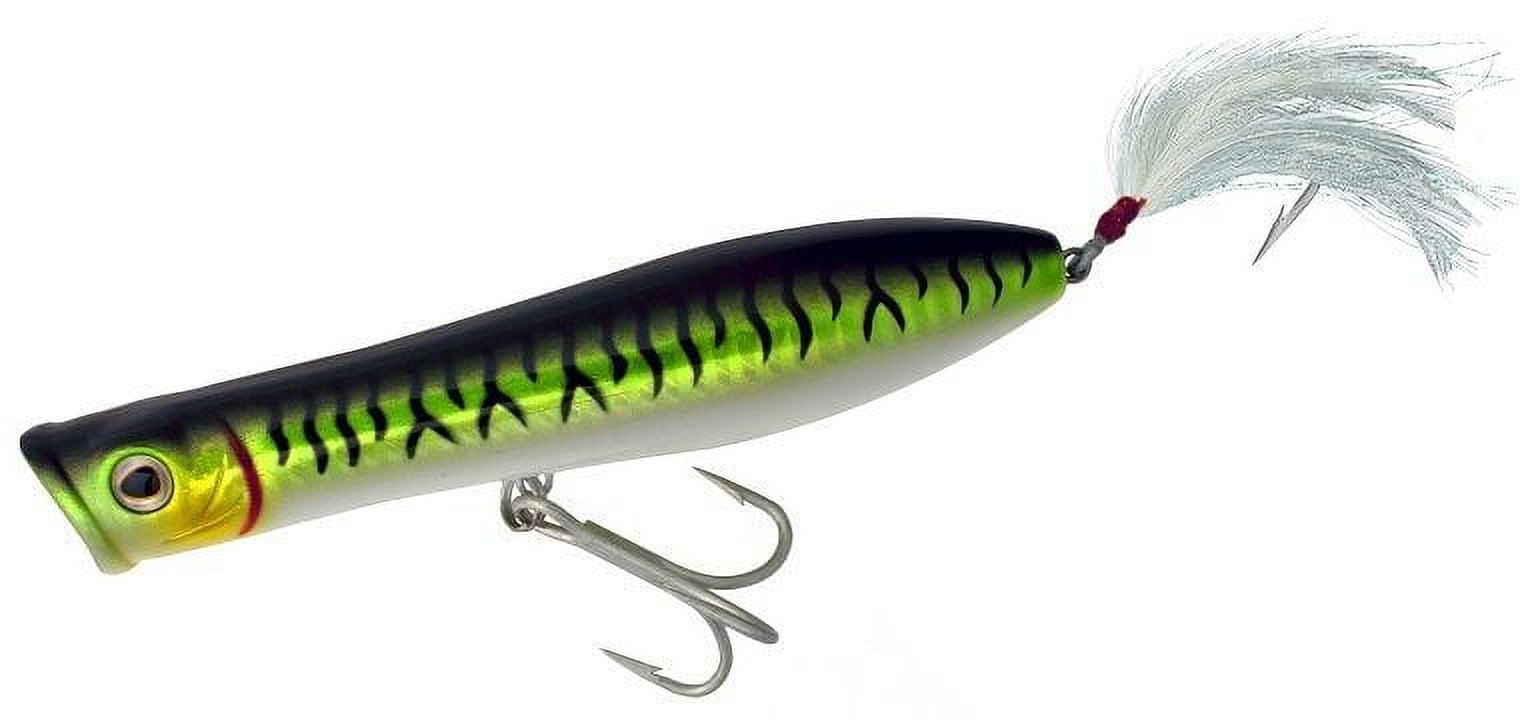 Tsunami TSTP7XD-219 Talkin Pencil Popper 7" XD Distance Lure Green Mackerel - Walmart.com