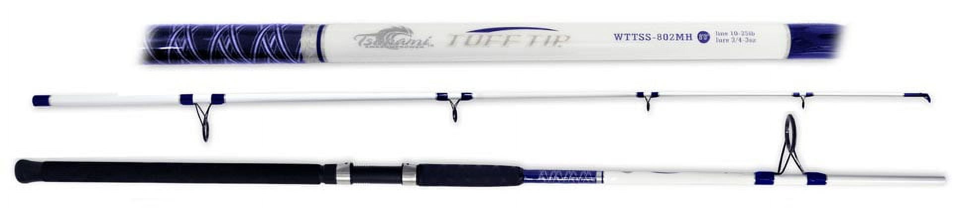 Tsunami White Hot Tuff Tip 13' Lightweight Surf Casting Rod with Grip ...