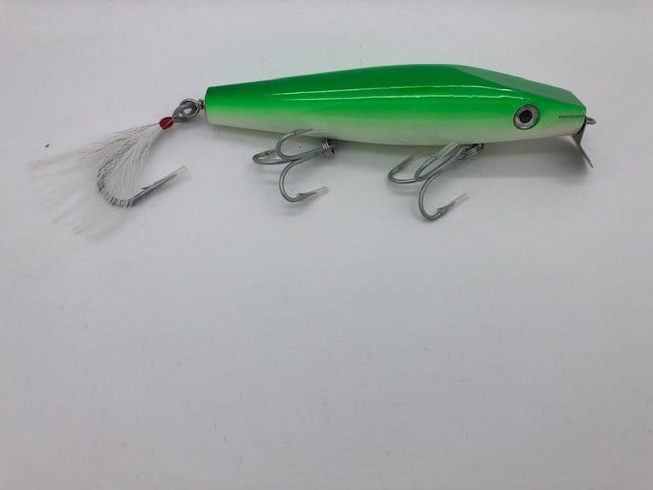 Tsunami Wood Timberlure Danny Deep, 6'' Chartreuse/White - Walmart.com