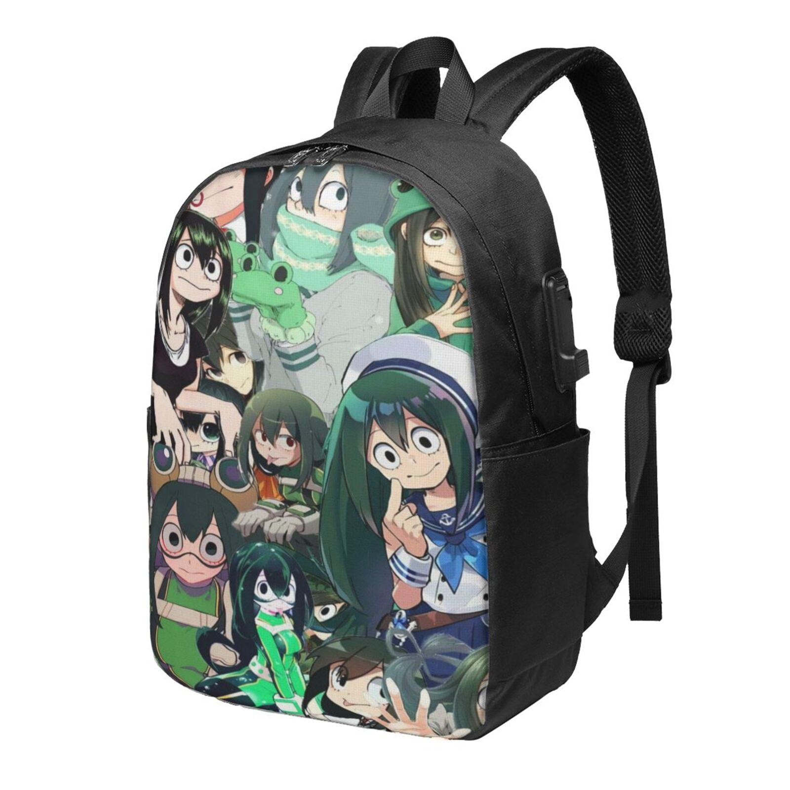 Tsuyu Asui Anime Backpack 3d Printed Travel Bags - Walmart.com