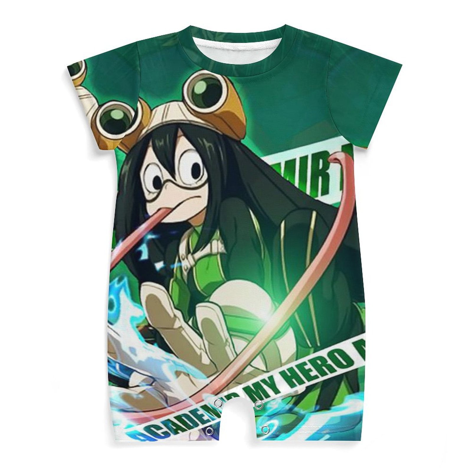 Tsuyu Asui Baby Romper Short Sleeve Bodysuits Soft Rompers Summer ...