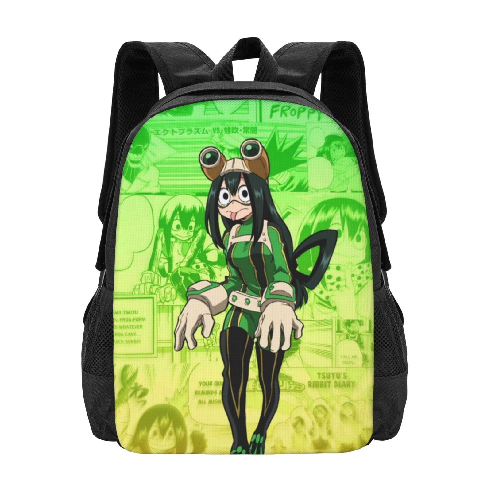 Tsuyu Asui Backpack Bookbag Casual Daypack Travel Backpacks for Work ...