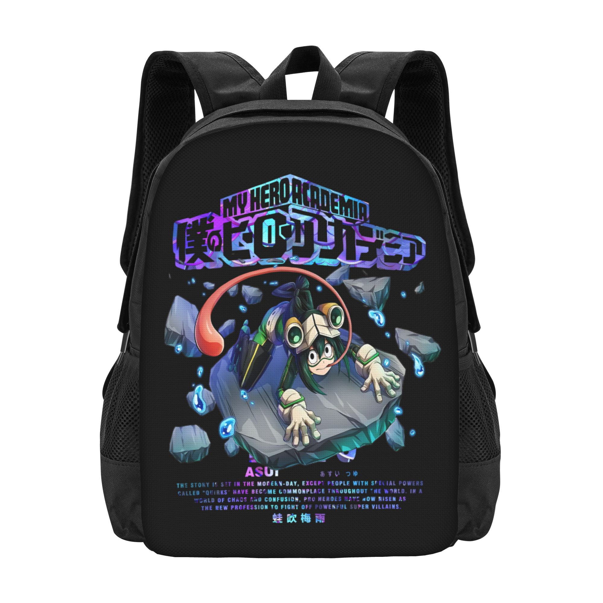 Tsuyu Asui My Hero Academia Backpacks for Men Women Book Bag Travel ...