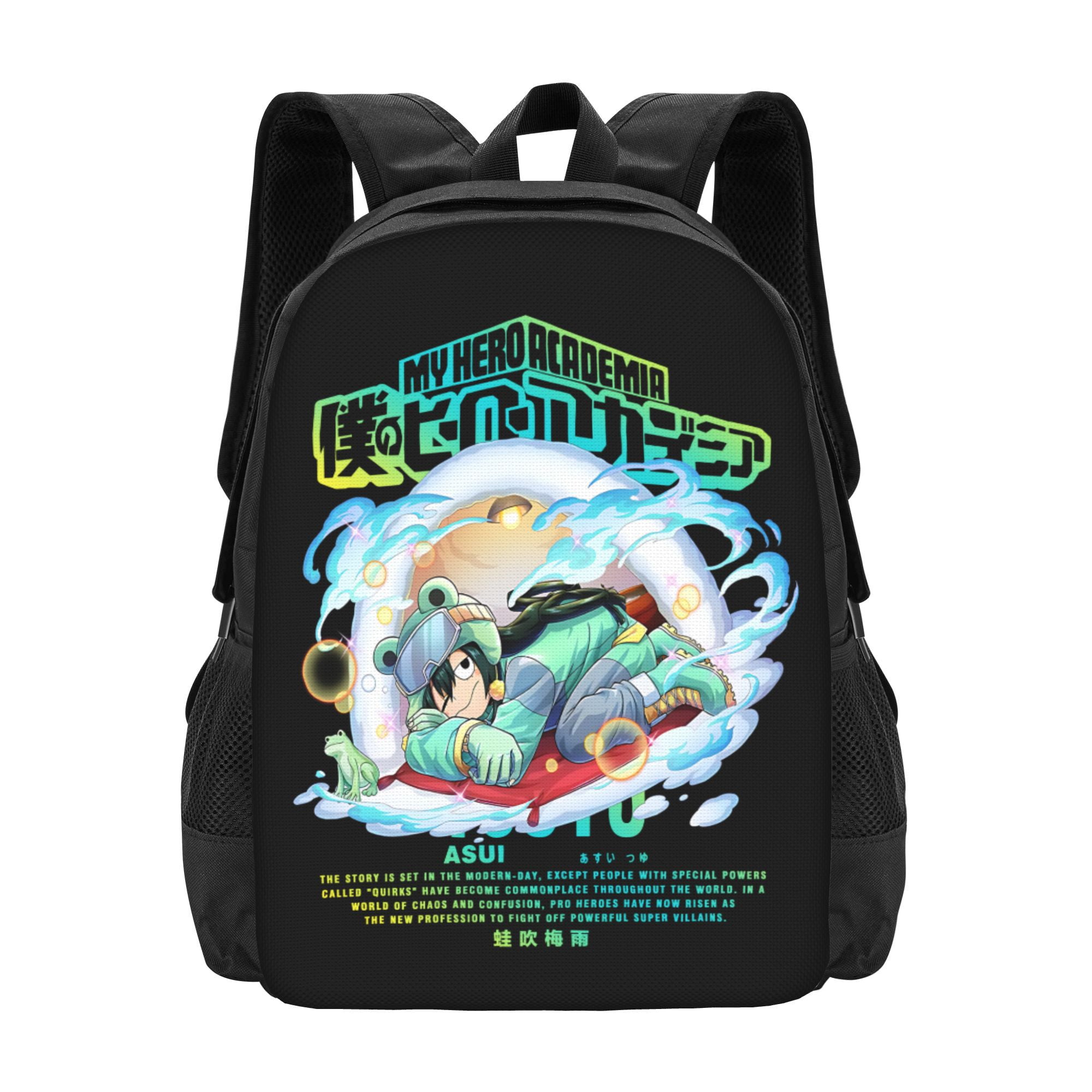 Tsuyu Asui My Hero Academia Backpacks for Men Women Book Bag Travel ...