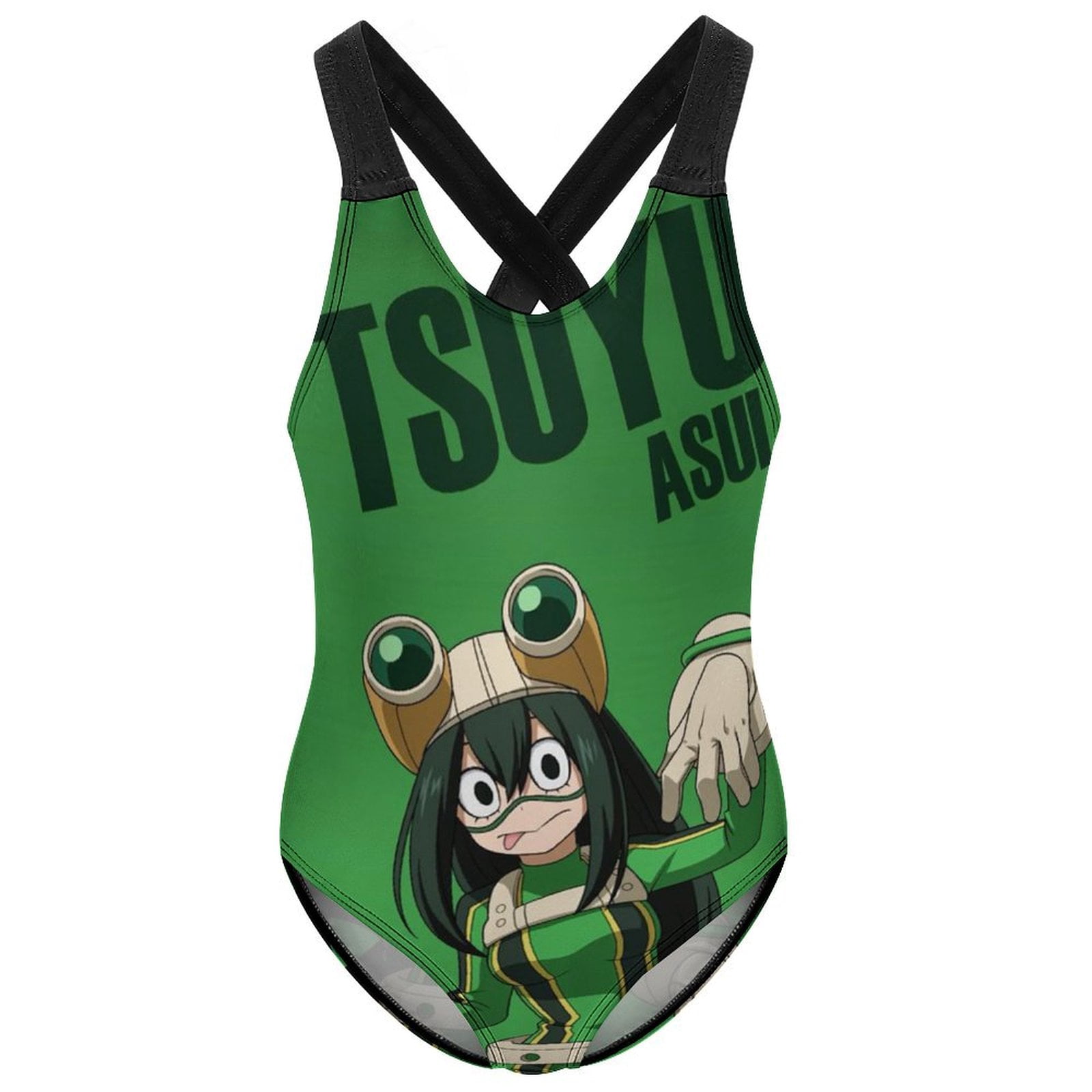 Tsuyu Asui Swimwear Kids' One-Piece Swimsuit Quick-Dry Cute Printed ...