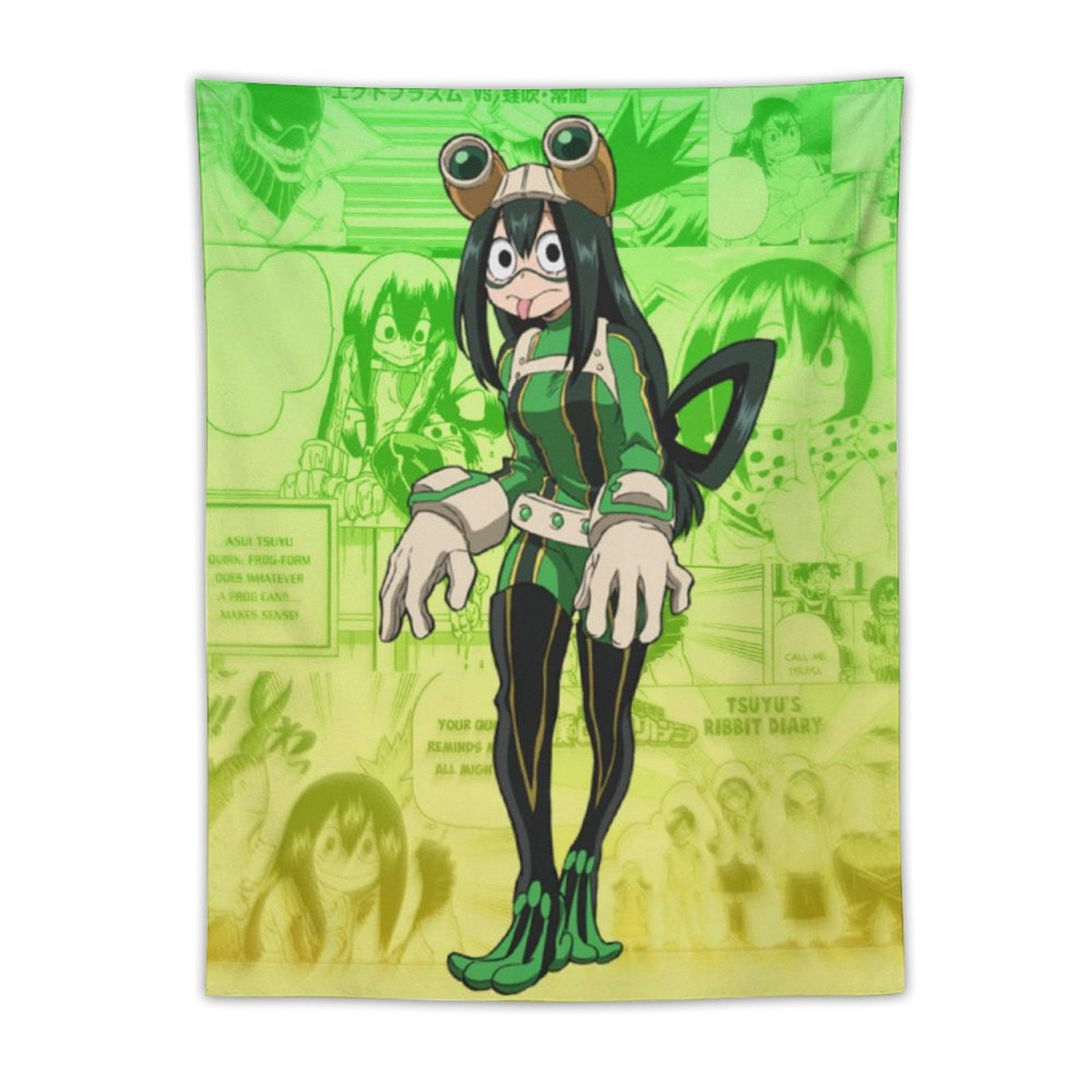 Tsuyu Asui Tapestry Wall Hanging Tapestries 30x40 Wall Blanket