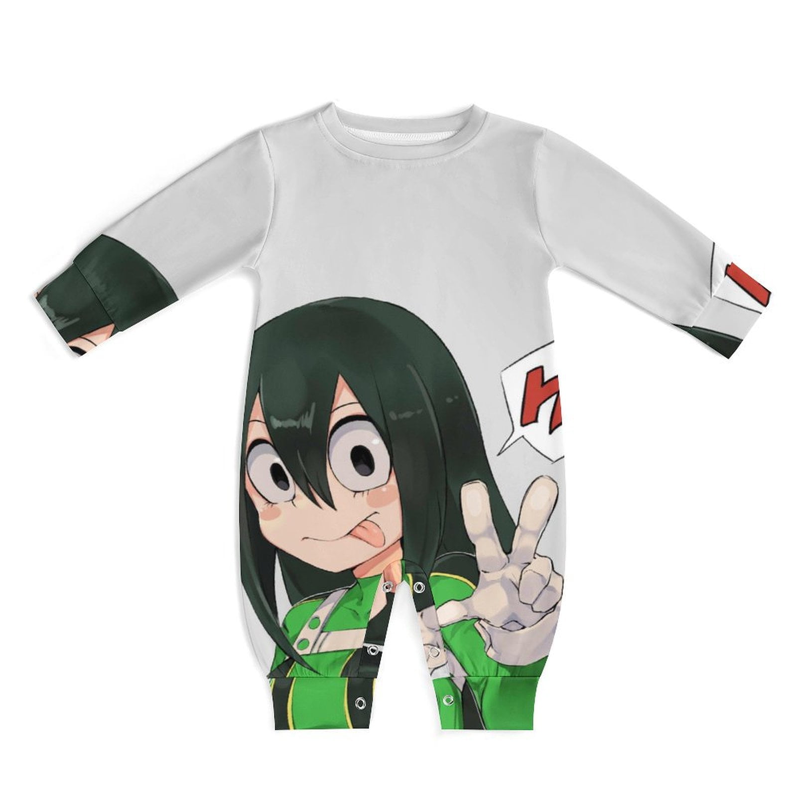 Tsuyu Asui Unisex Baby Boy Girl Rompers Long Sleeve Infant Jumpsuits ...