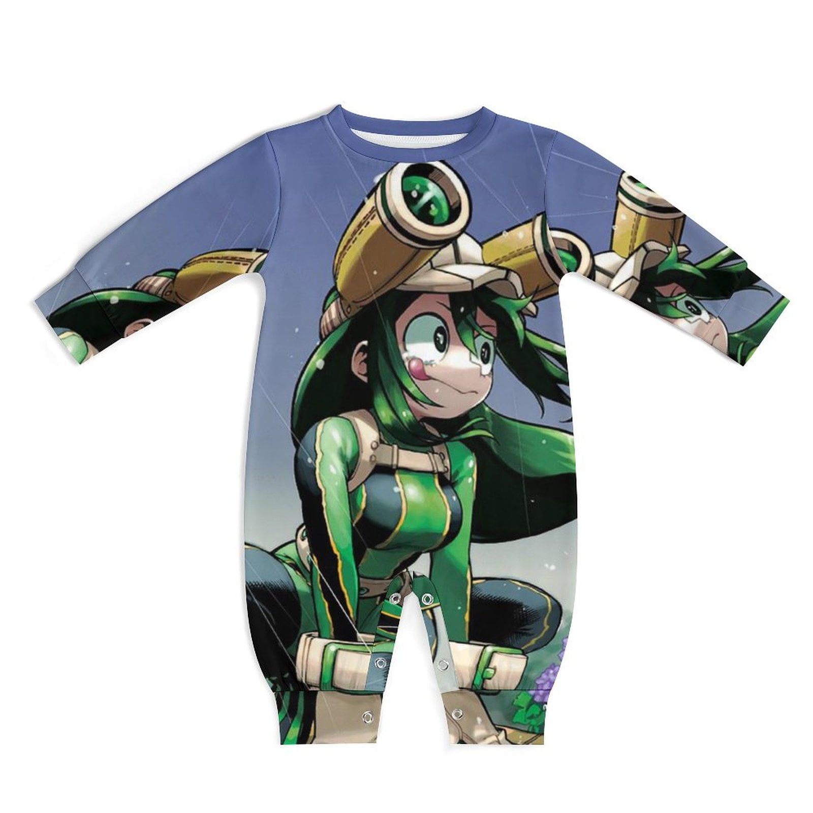 Tsuyu Asui Unisex Baby Boy Girl Rompers Long Sleeve Infant Jumpsuits ...