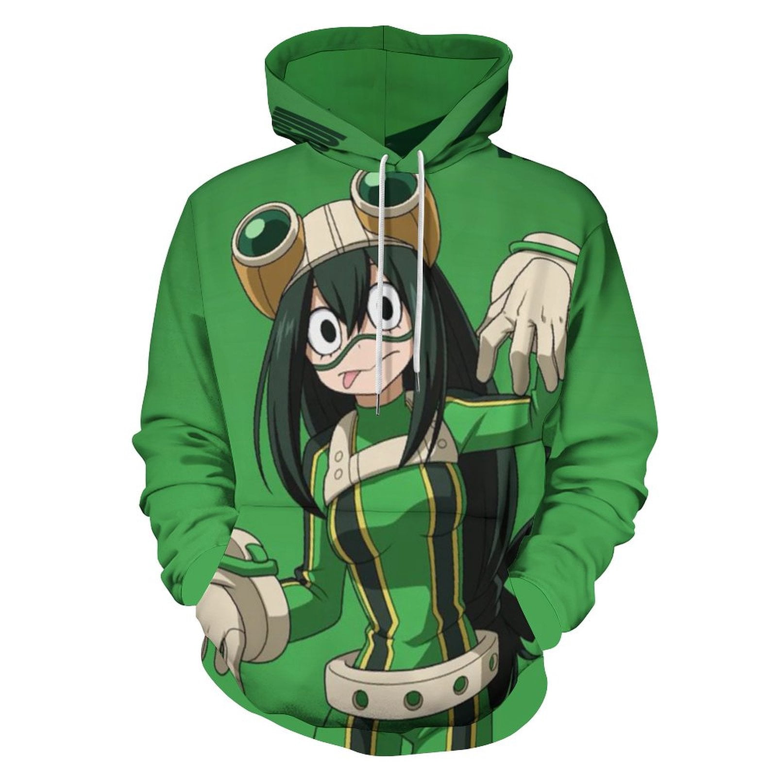 Tsuyu Asui Unisex Sweatshirts Loose Pullover Sweater Hooded Hoodie 3D ...