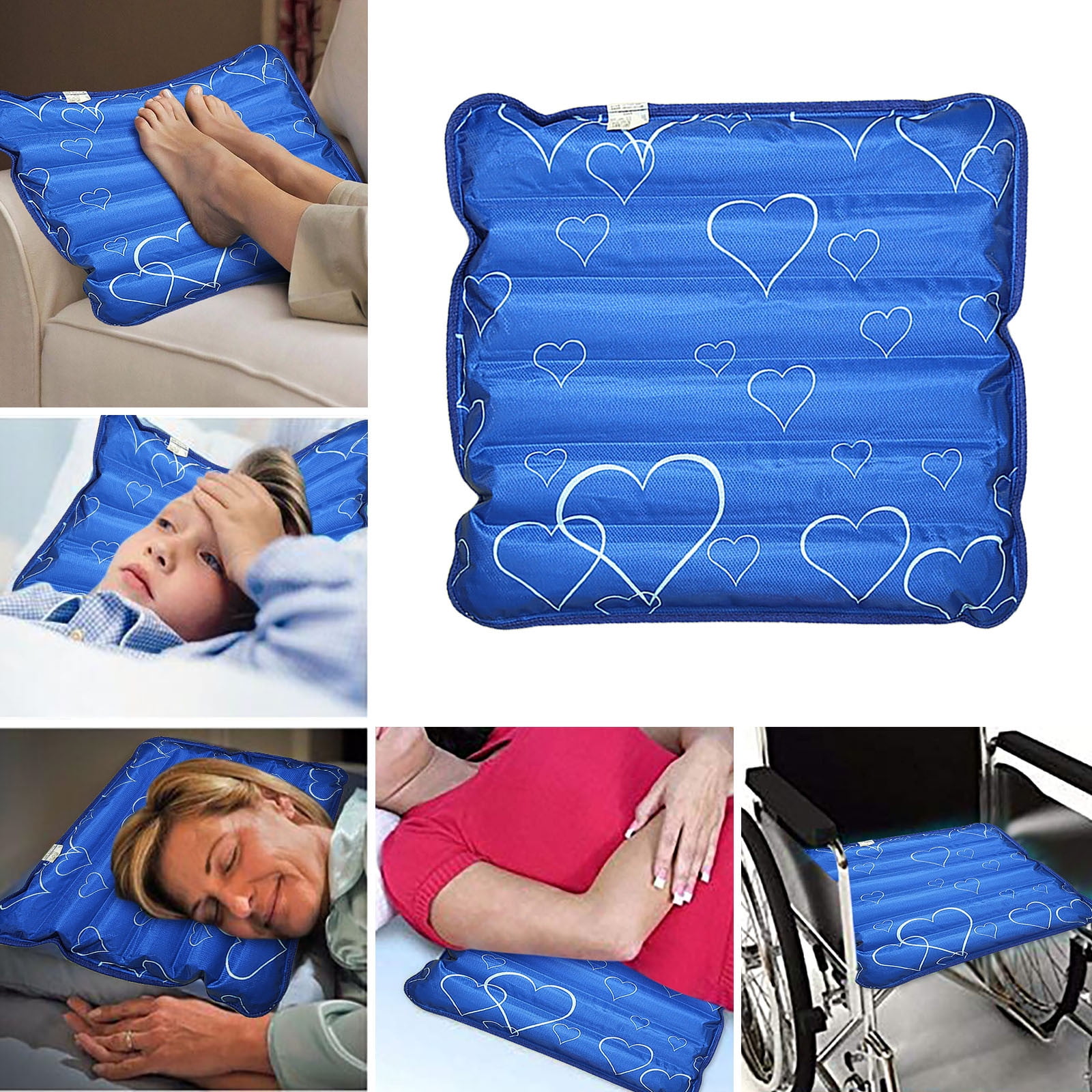 Tswift 36CMx36CM Water-Filled Cushion Water-Filled Ice Pad SuMMer ...