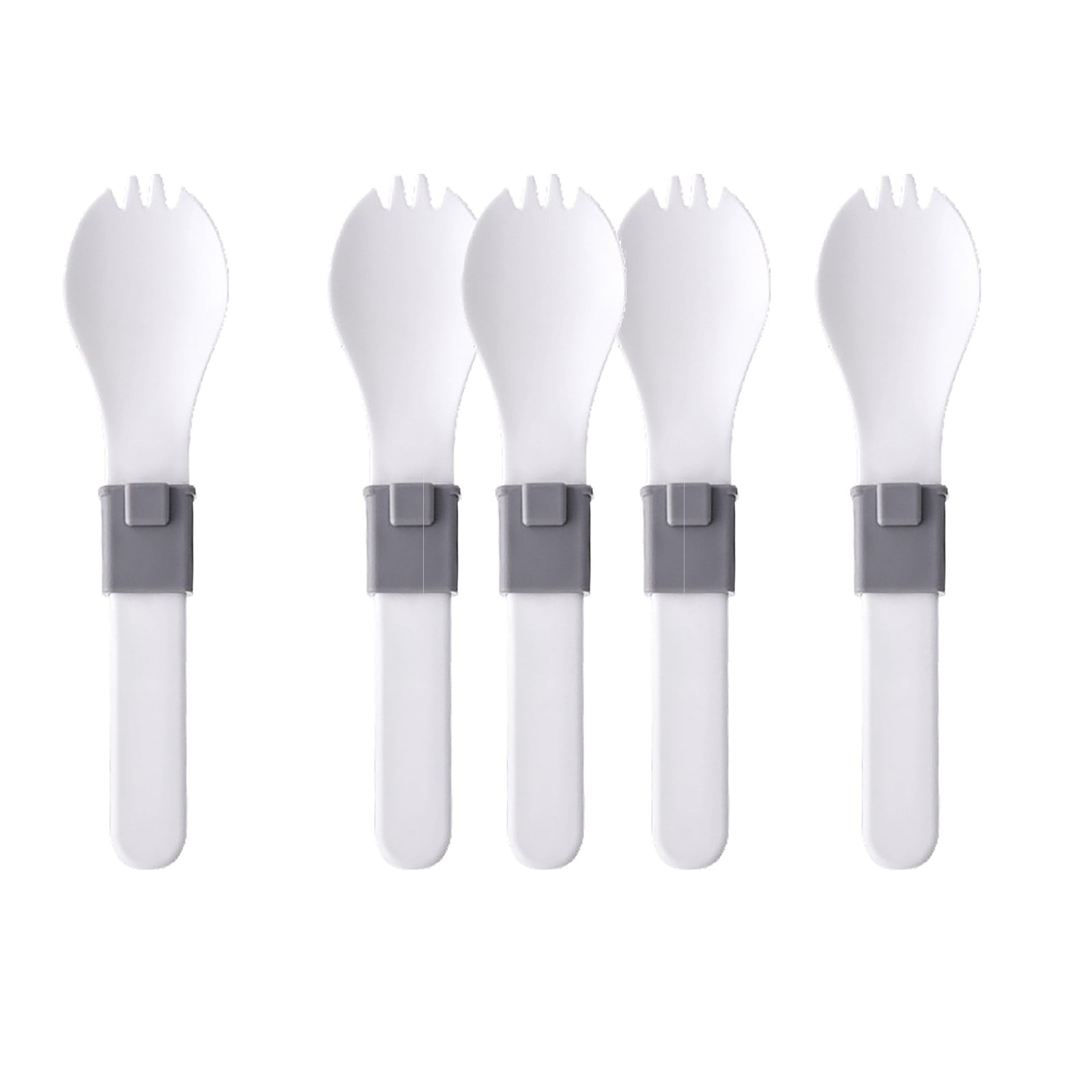 Tswift Clearance! Folding spoon*5, make of Plastic, 3.94 X 1.97 INCH ...