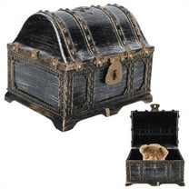 Yage Kids Treasure Chest Small Plastic Storage Box Vintage Pirate ...