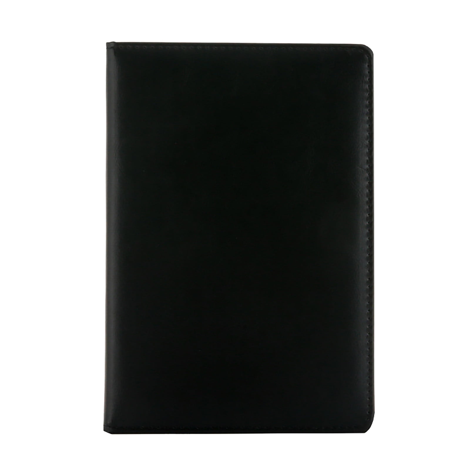 Tswift Simple Black Leather Business Meeting Record Book, Diary Basics ...