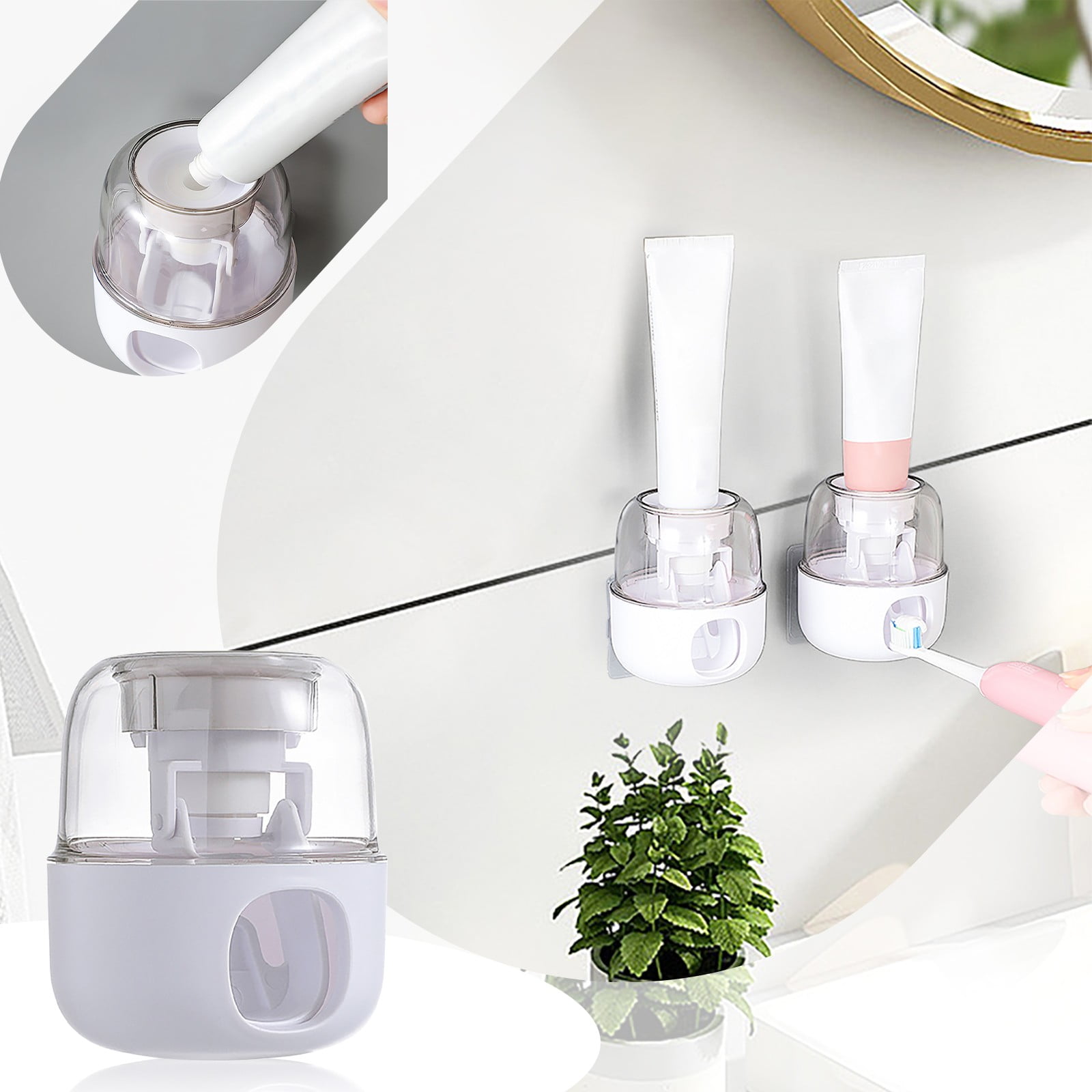 Tswift Toothpaste Squeezer, Automatic Toothpaste Dispenser For Kids ...