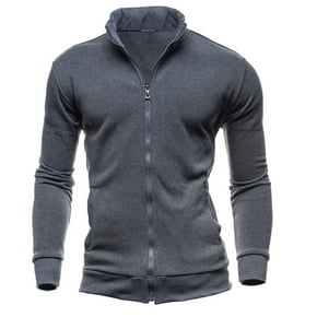Zippered Sweatshirt Without Hood