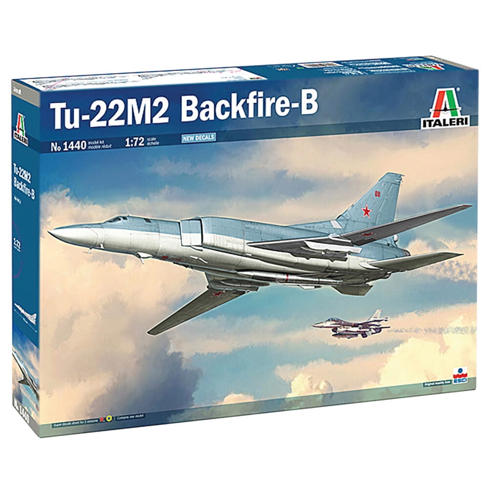 Tu-22M2 Backfire B 1/72 Kit Italeri (1440s) 1:72 Scale - Walmart.com