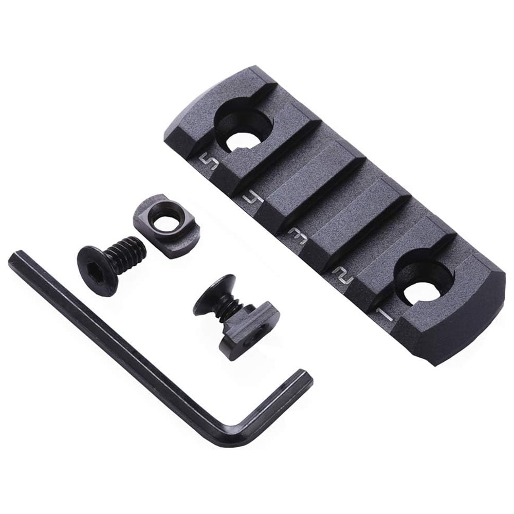 TuFok Picatinny Rail Section - Thin 0.27in Height Rail Attachment Rail ...